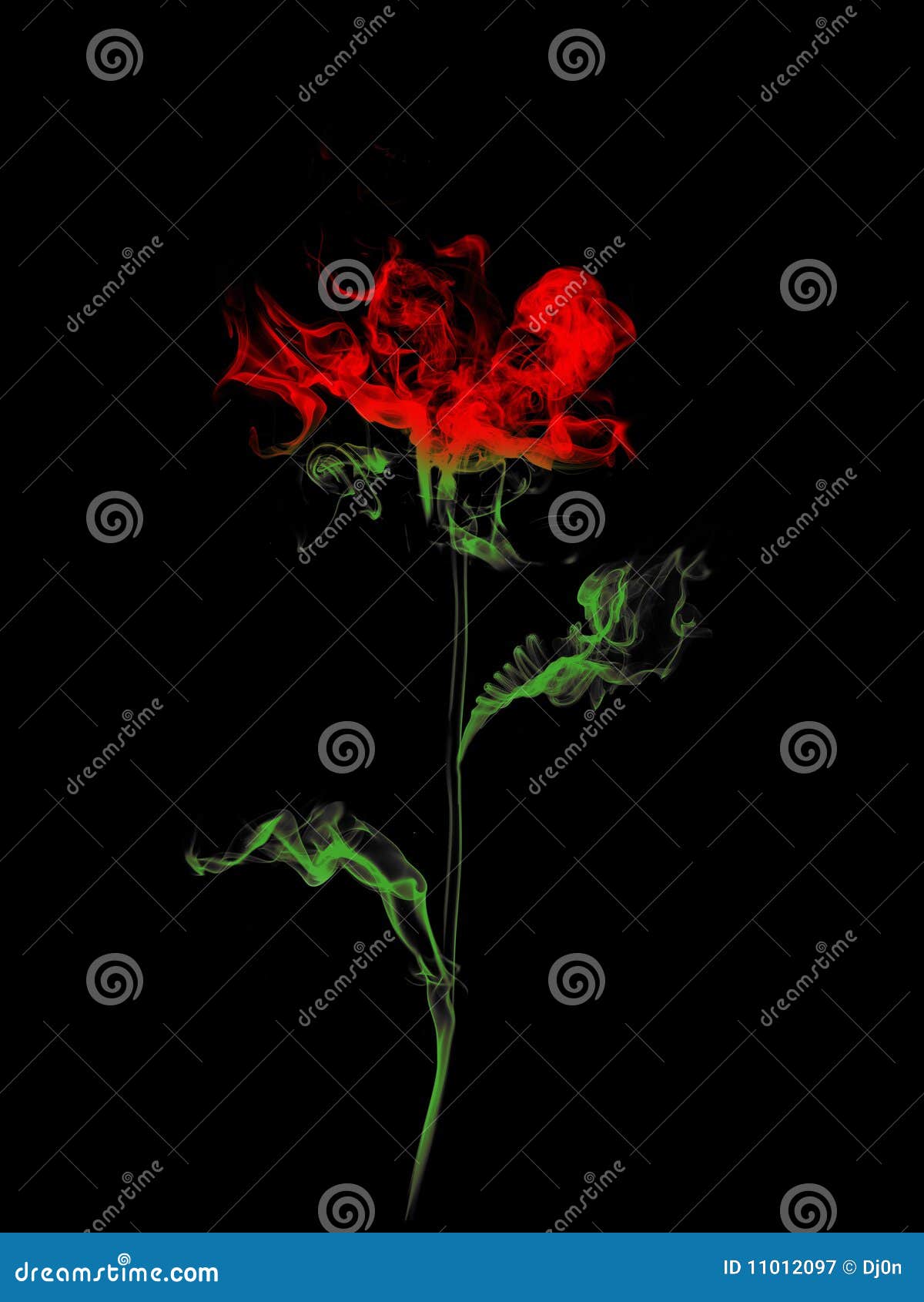 Smoky rose stock illustration. Illustration of figure - 11012097