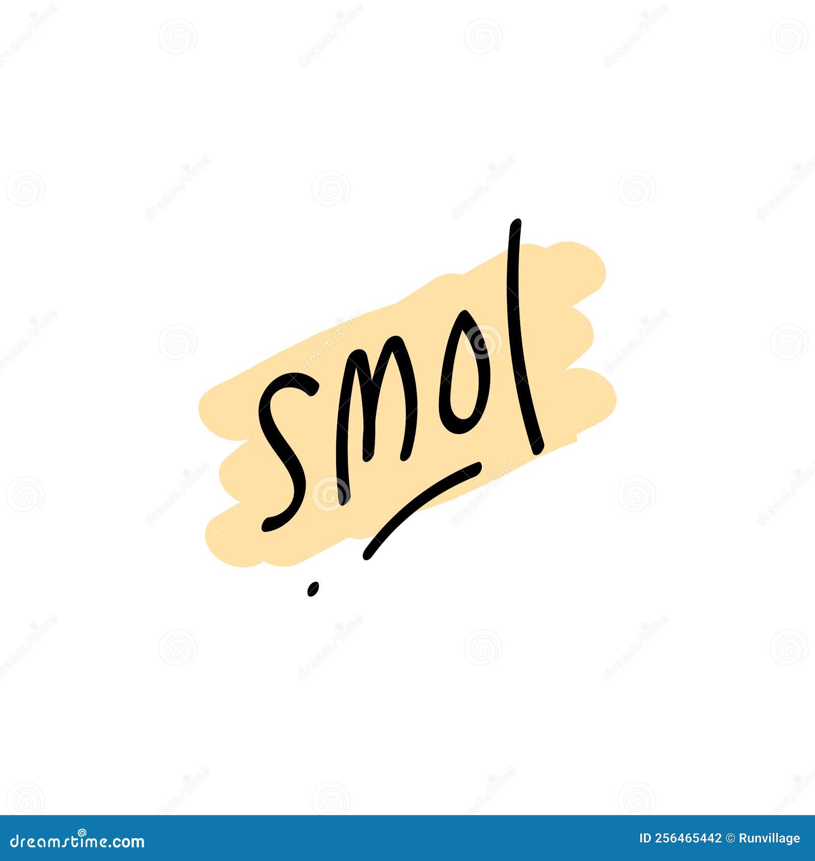 Smol Gen Z Sticker In EPS Vector | CartoonDealer.com #256465442