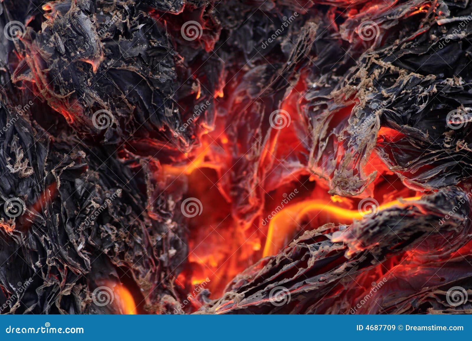 Smoldering ashes stock image. Image of burning, paper - 4687709