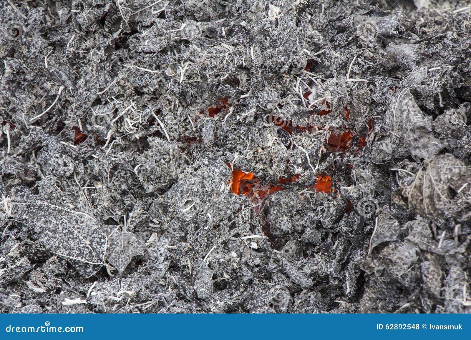 Smoldering ashes stock photo. Image of dying, energy - 62892548