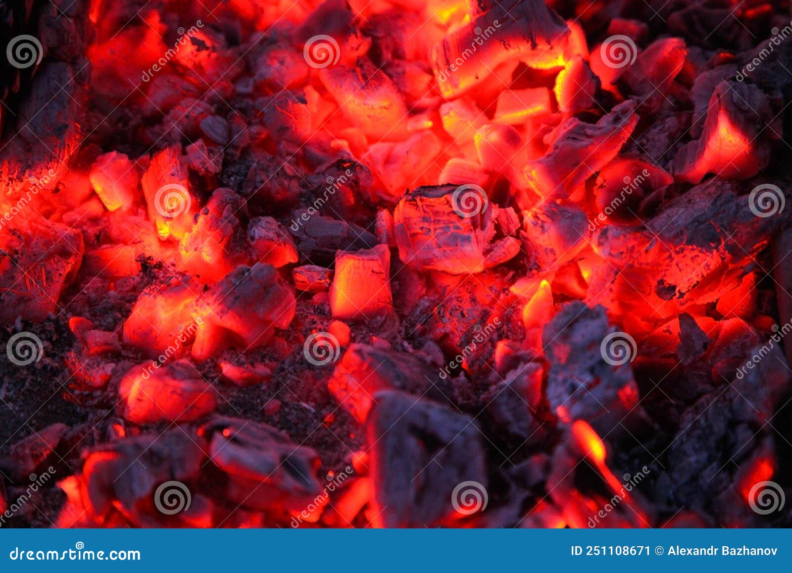 Smoldering hot coals stock image. Image of coals, background - 251108671