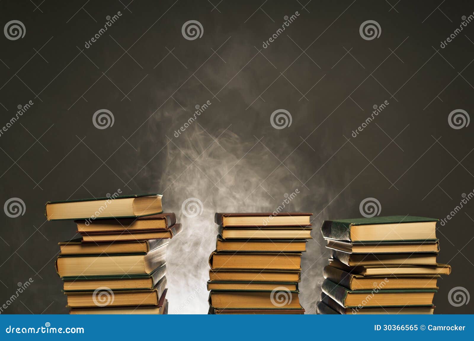 Smoldering Stack of Books stock image. Image of horizontal - 30366565