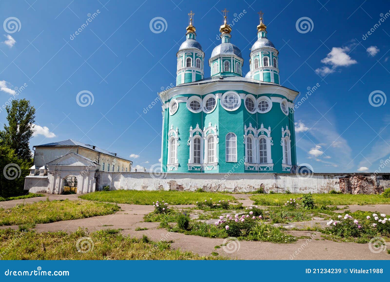 Smolensk, Assumption Cathedral Stock Image - Image of city ...