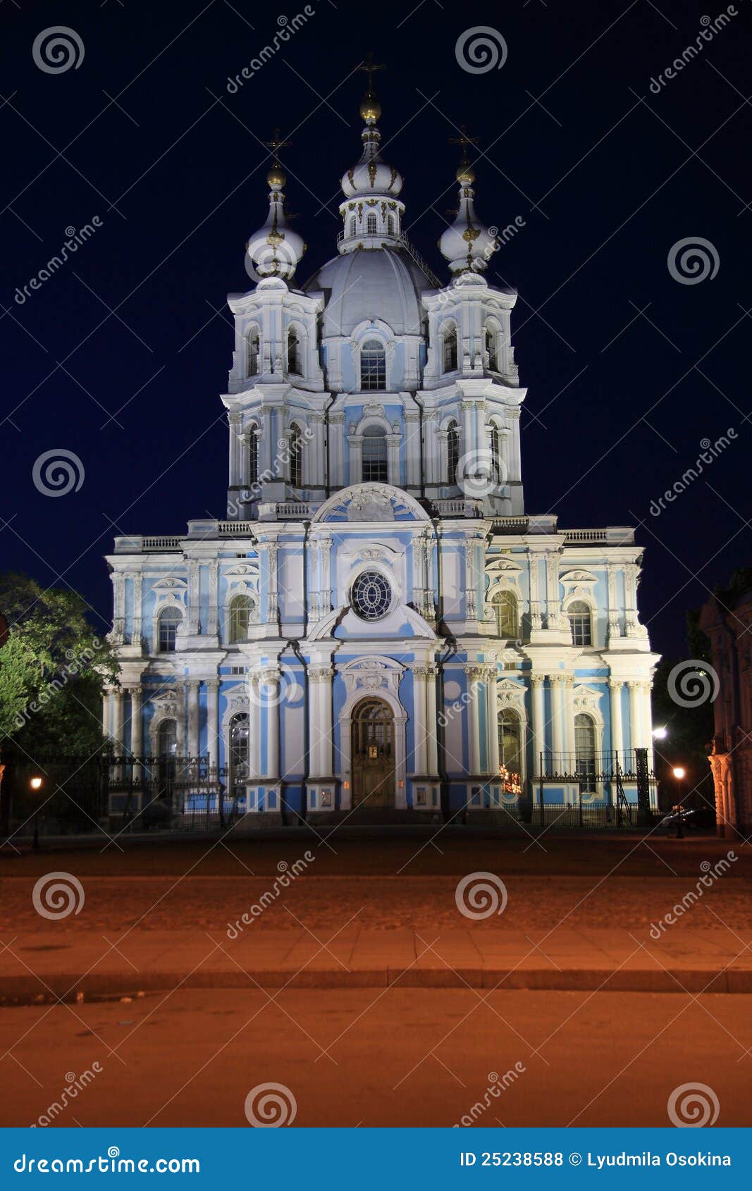 Smolny Convent, the Cathedral Stock Photo - Image of column, building ...