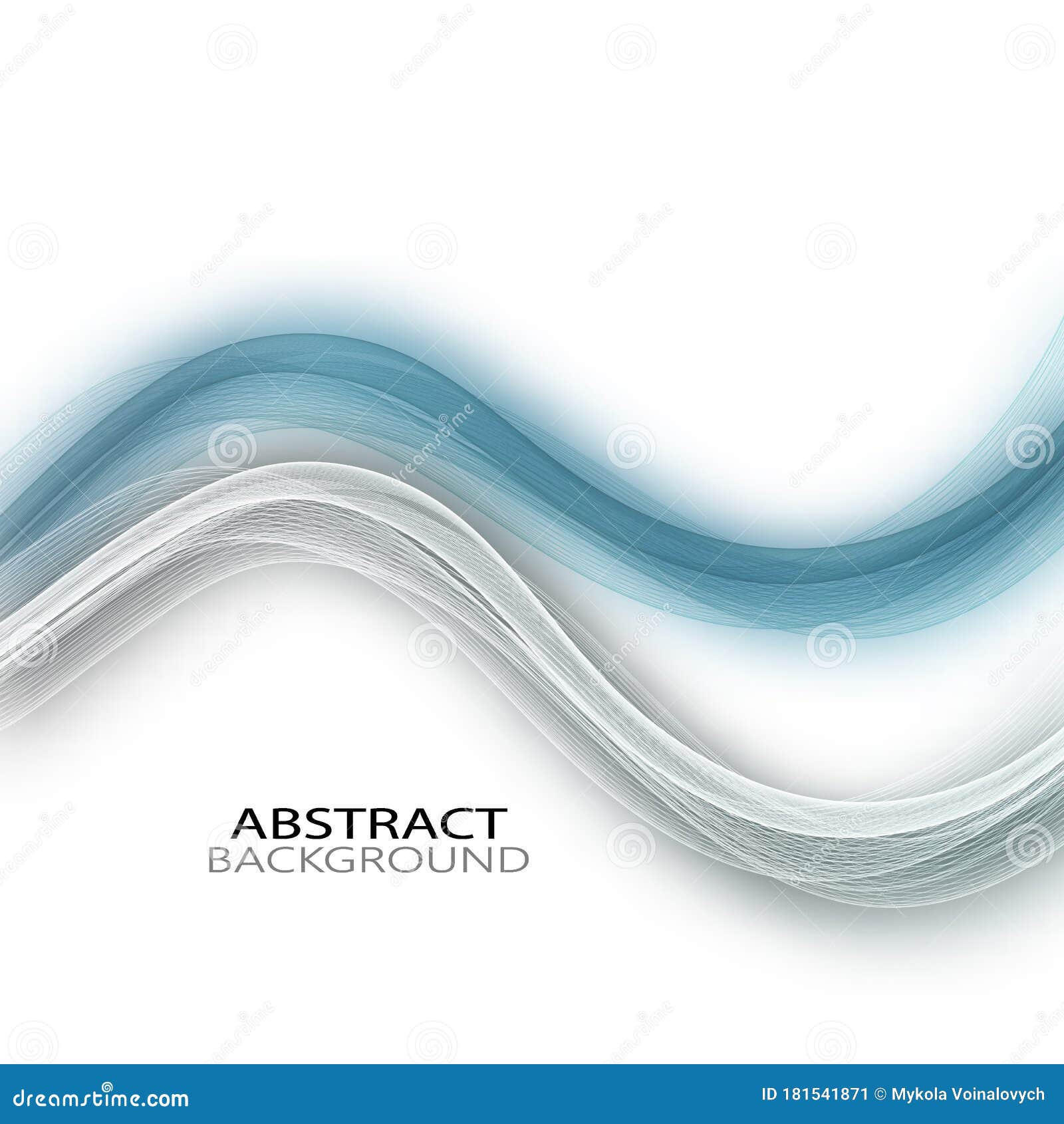 Smooth Abstract Border Wave Soft Dotted Background Modern Futuristic ...