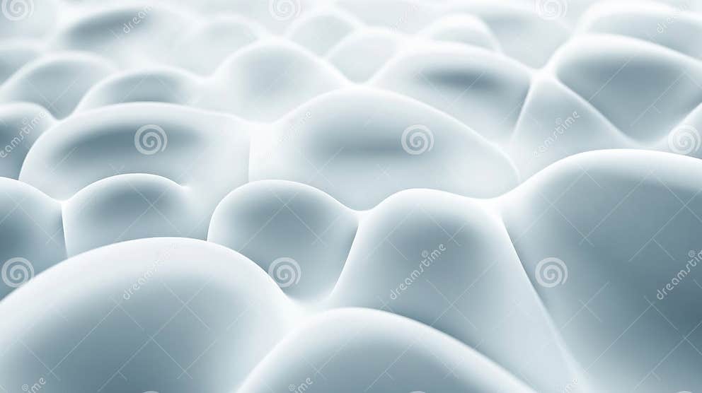 Smooth, Abstract White Shapes Create a Serene and Calming Visual Effect ...