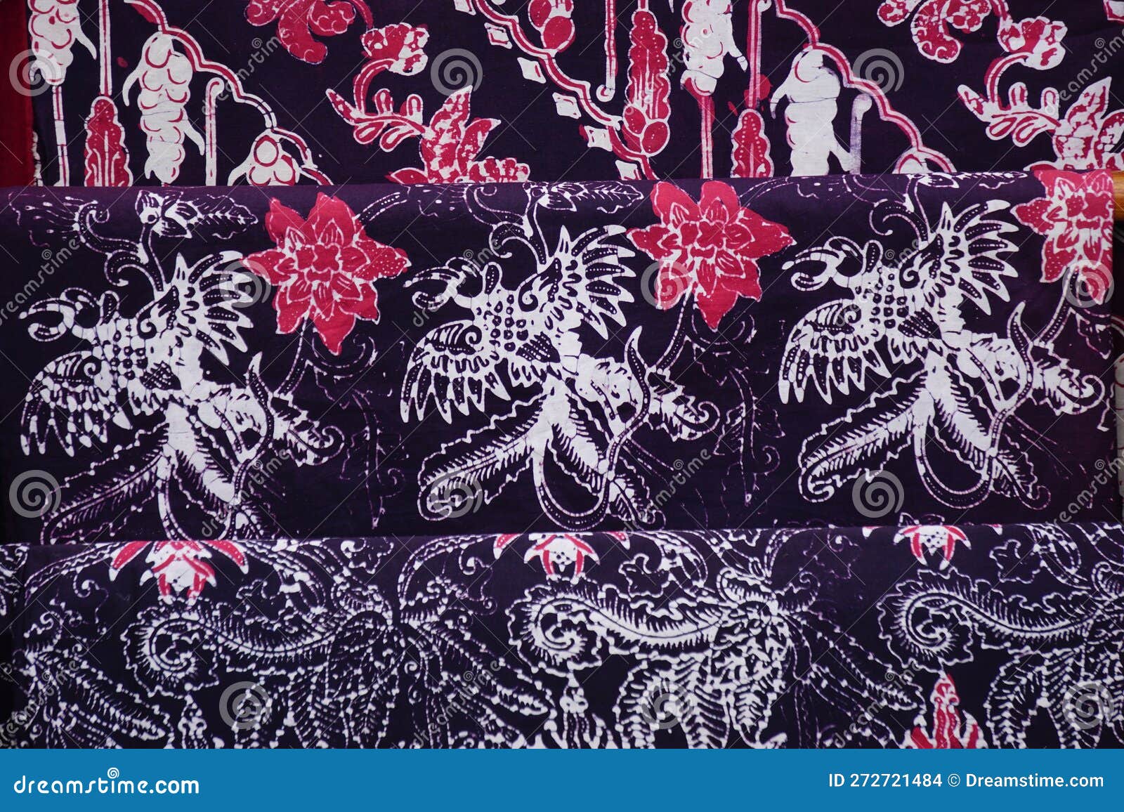 Smooth Batik Fabric Cloth Texture Stock Photo - Image of culture ...