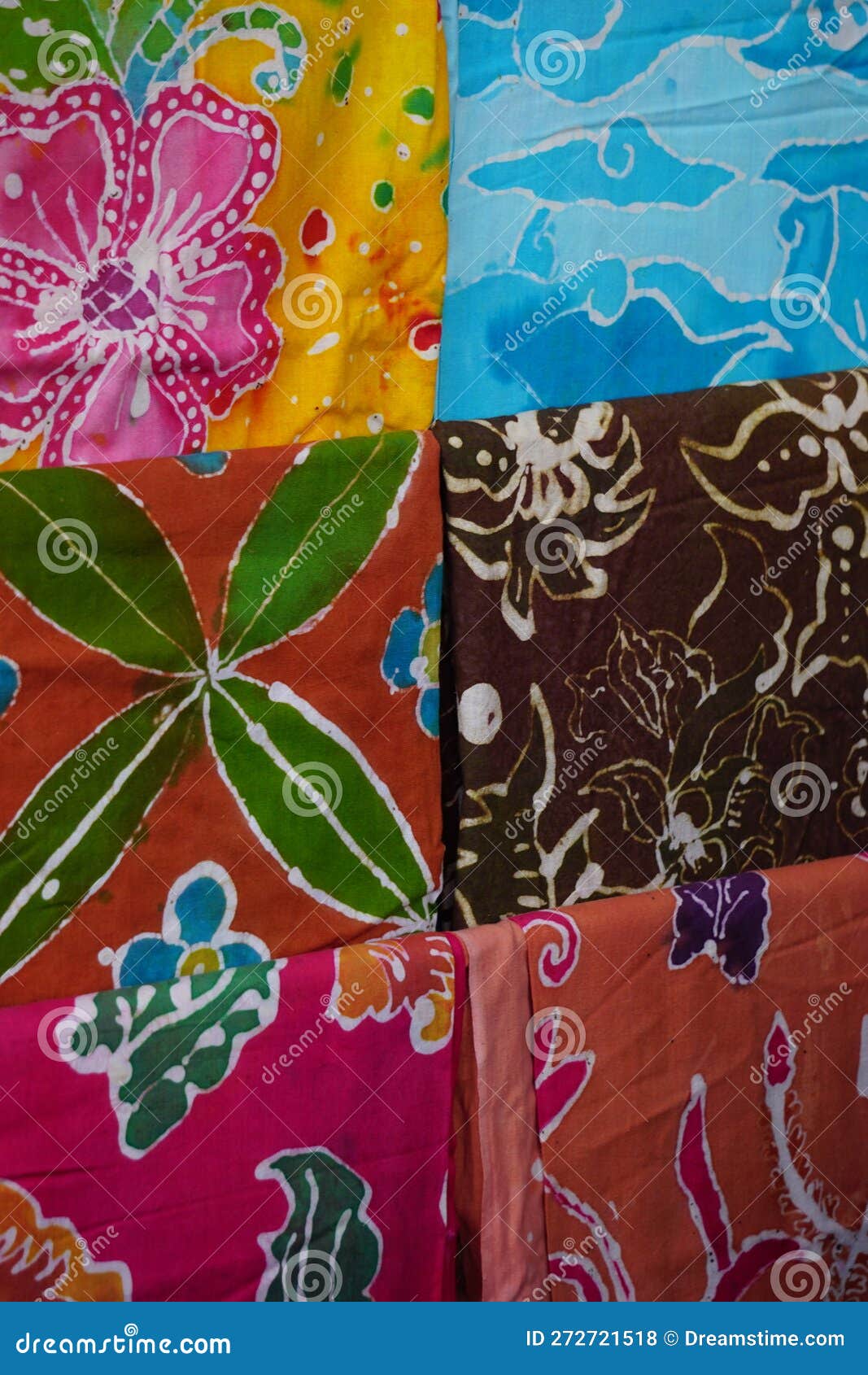 Smooth Batik Fabric Cloth Texture Stock Photo - Image of dyed, cotton ...