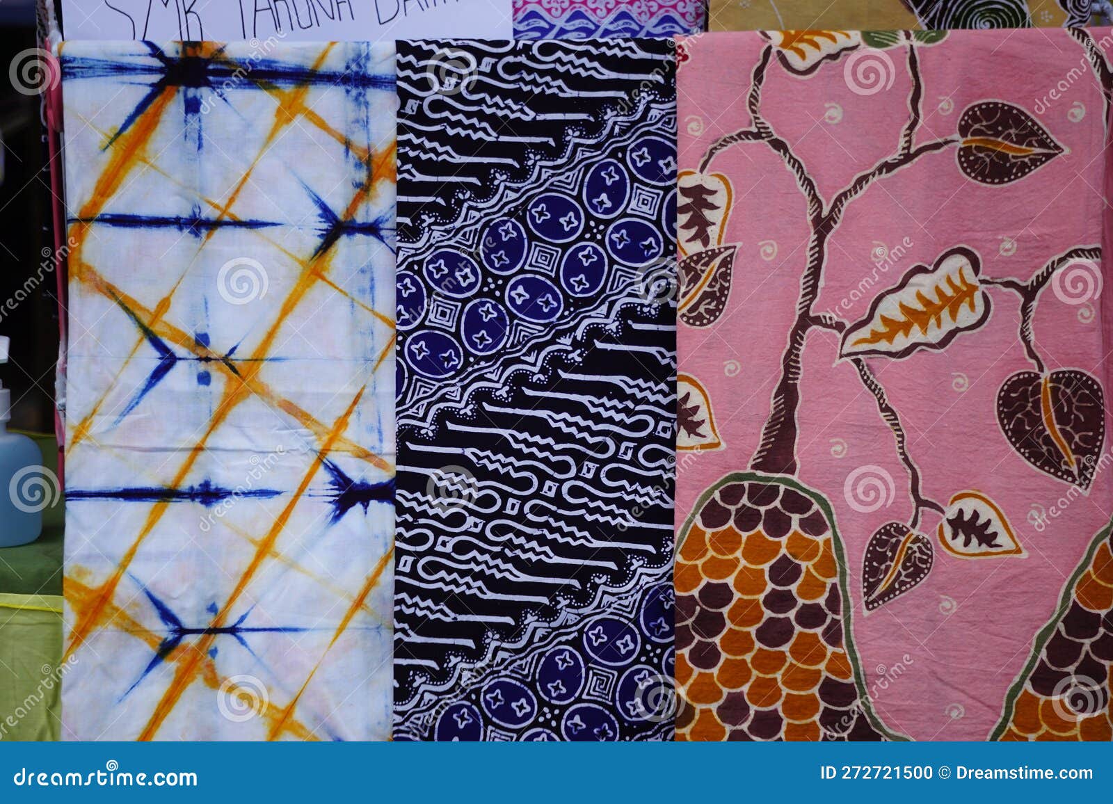 Smooth Batik Fabric Cloth Texture Stock Photo - Image of garment ...