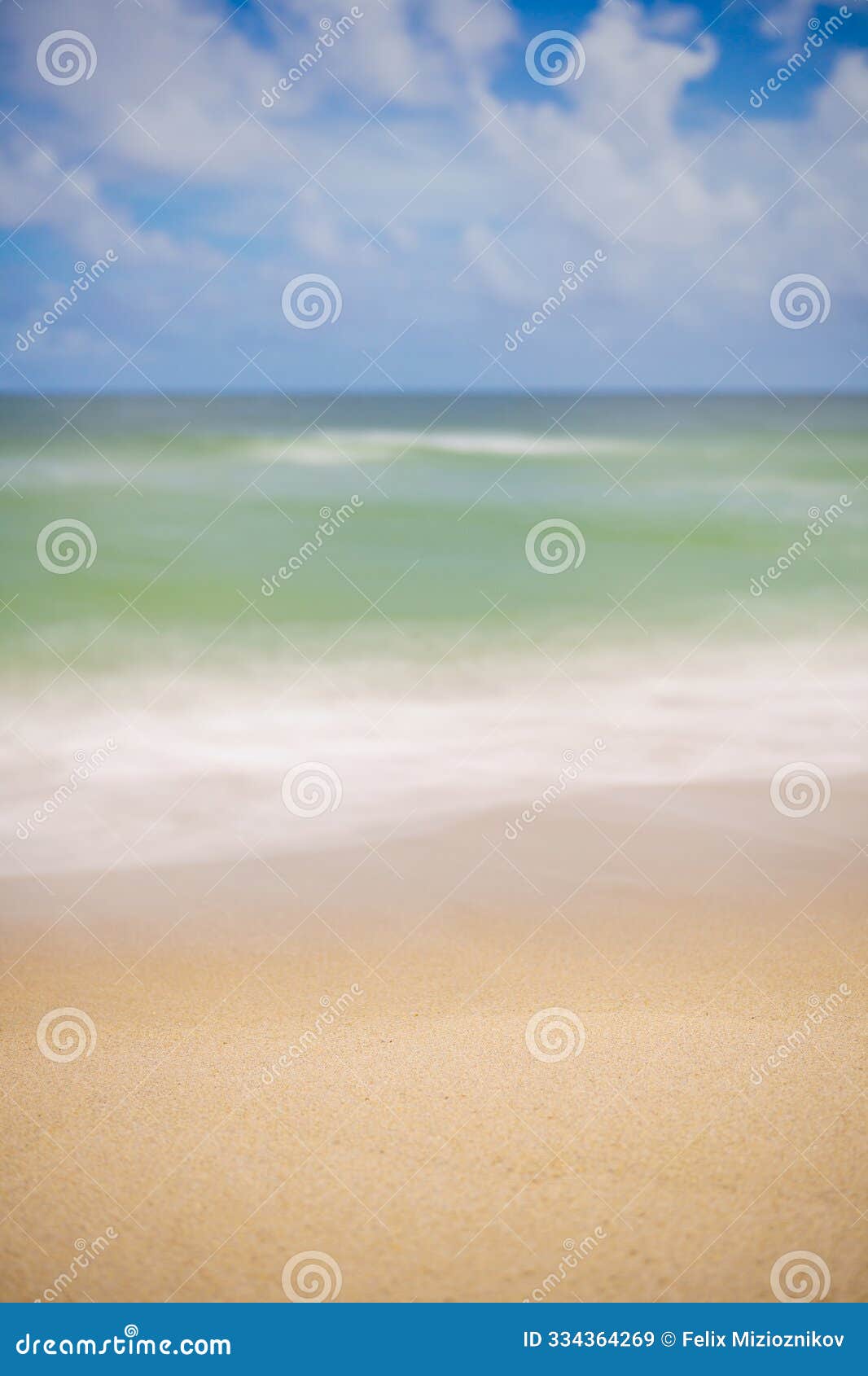 Smooth Beach Waves Stock Photo Stock Image - Image of bokeh, beach ...