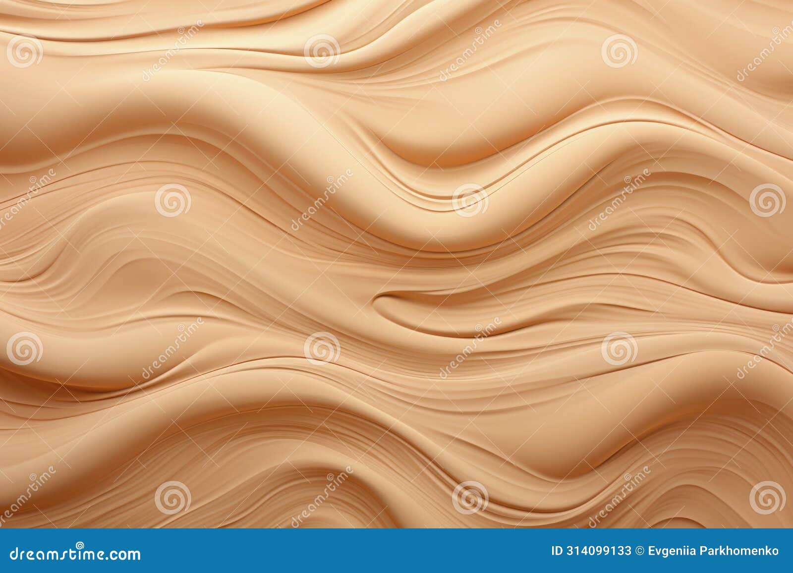 Smooth Beige Wavy Texture - Abstract Sand Dune-Inspired Background ...
