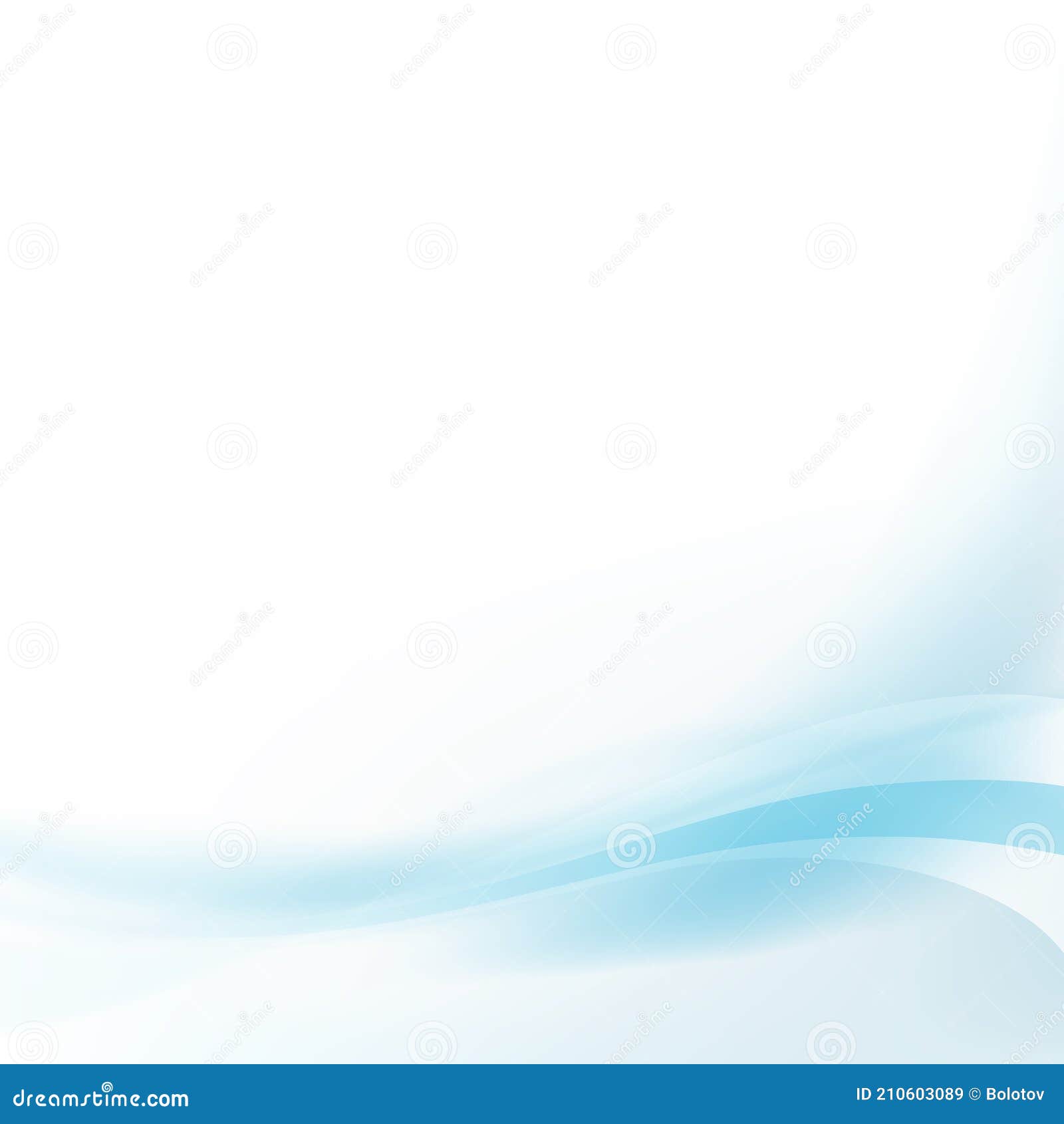 Smooth Blue Lines Abstract Background. Vector Illustration Stock Vector ...