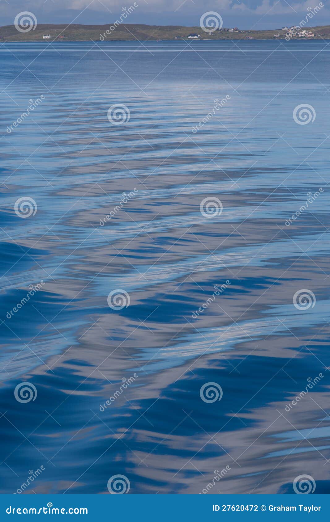 The smooth blue wake waves stock photo. Image of wake - 27620472