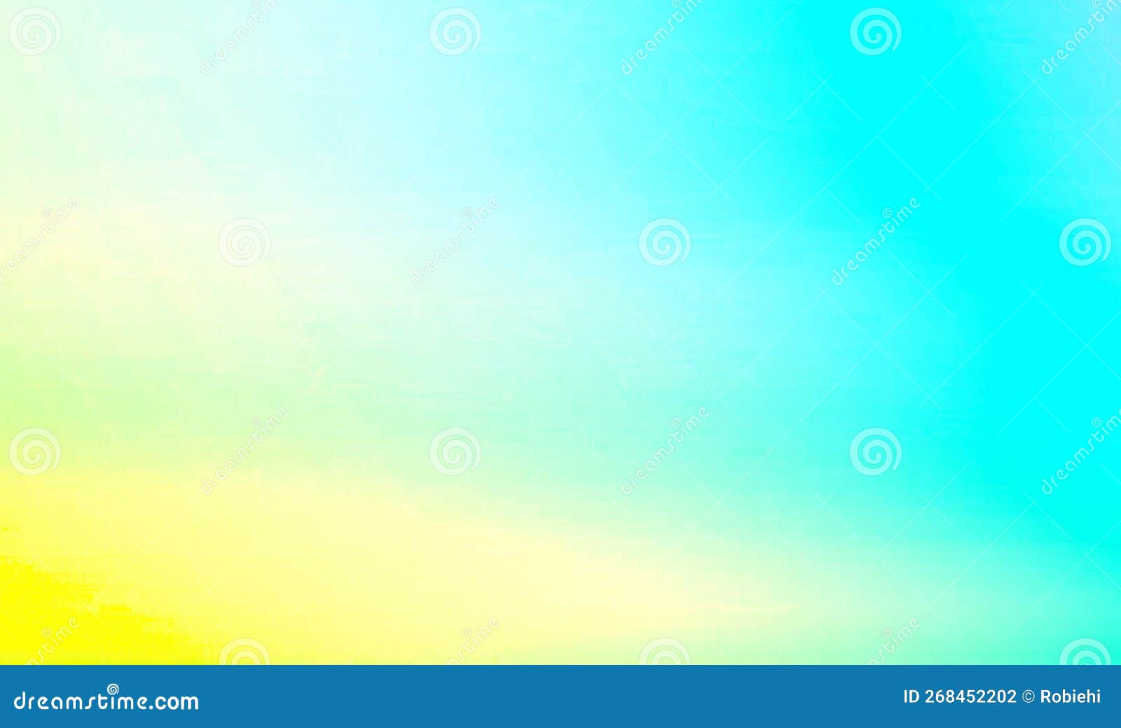 Smooth Blue and Yellow Gradient Backdrop. Concept for Graphic Design ...