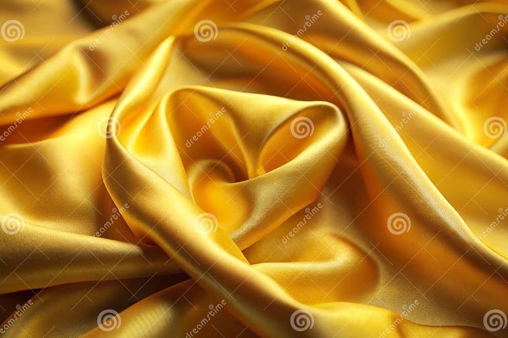 Smooth Blurred Light Yellow Fabric Background Stock Illustration ...