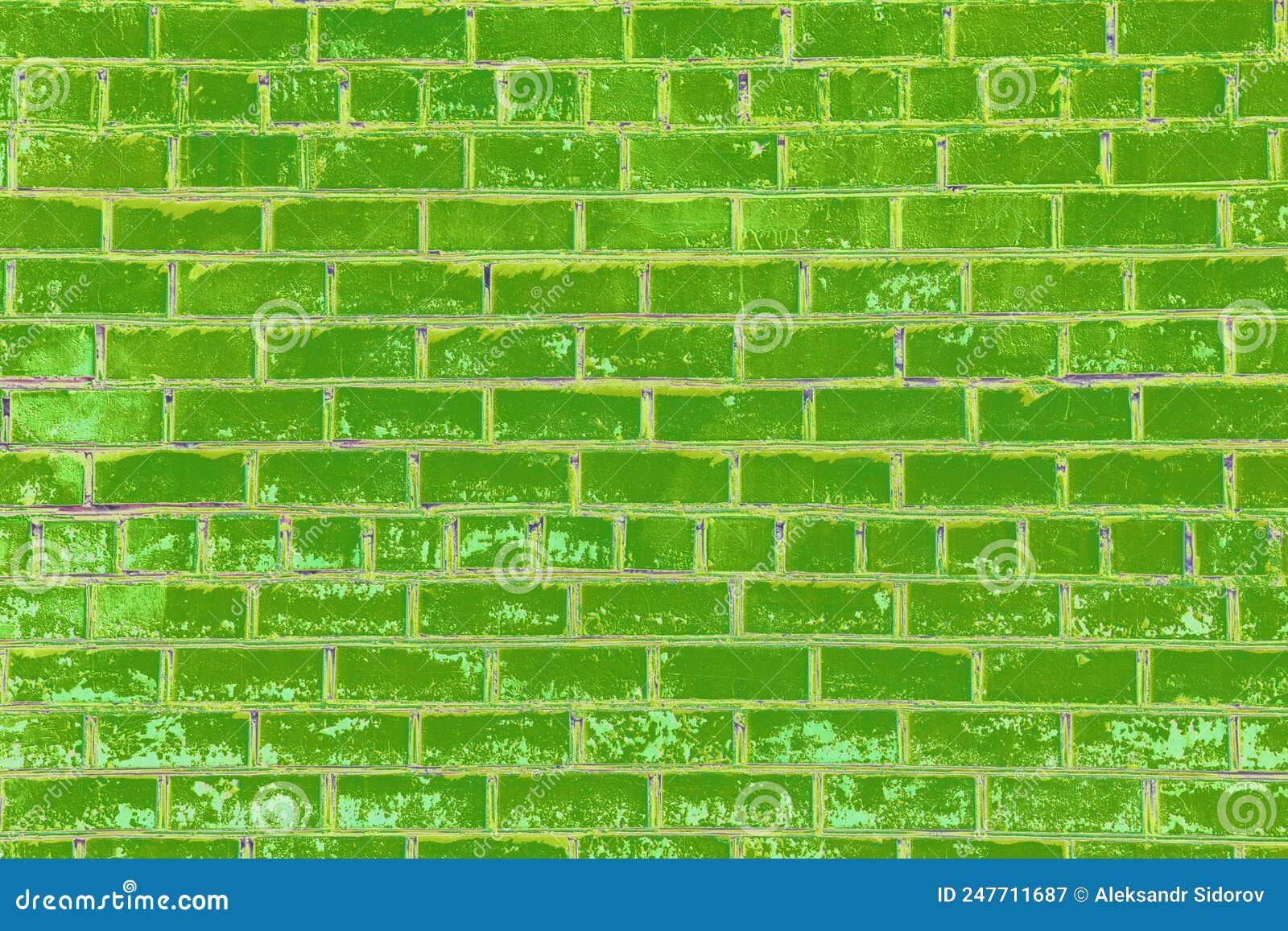 Smooth Brickwork, Changed Colors, Carp Background in Soft Pastel Colors ...