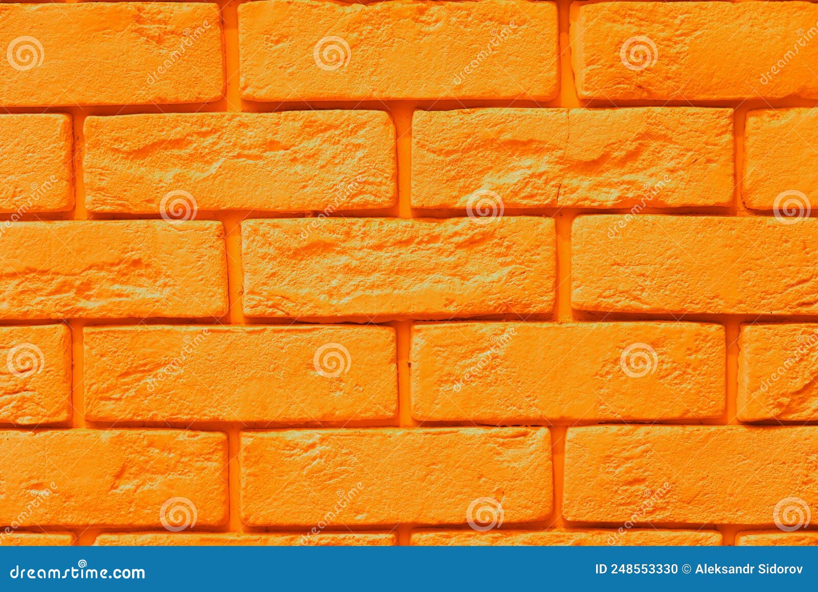 Smooth Brickwork, Changed Colors, Carp Background in Soft Pastel Colors ...