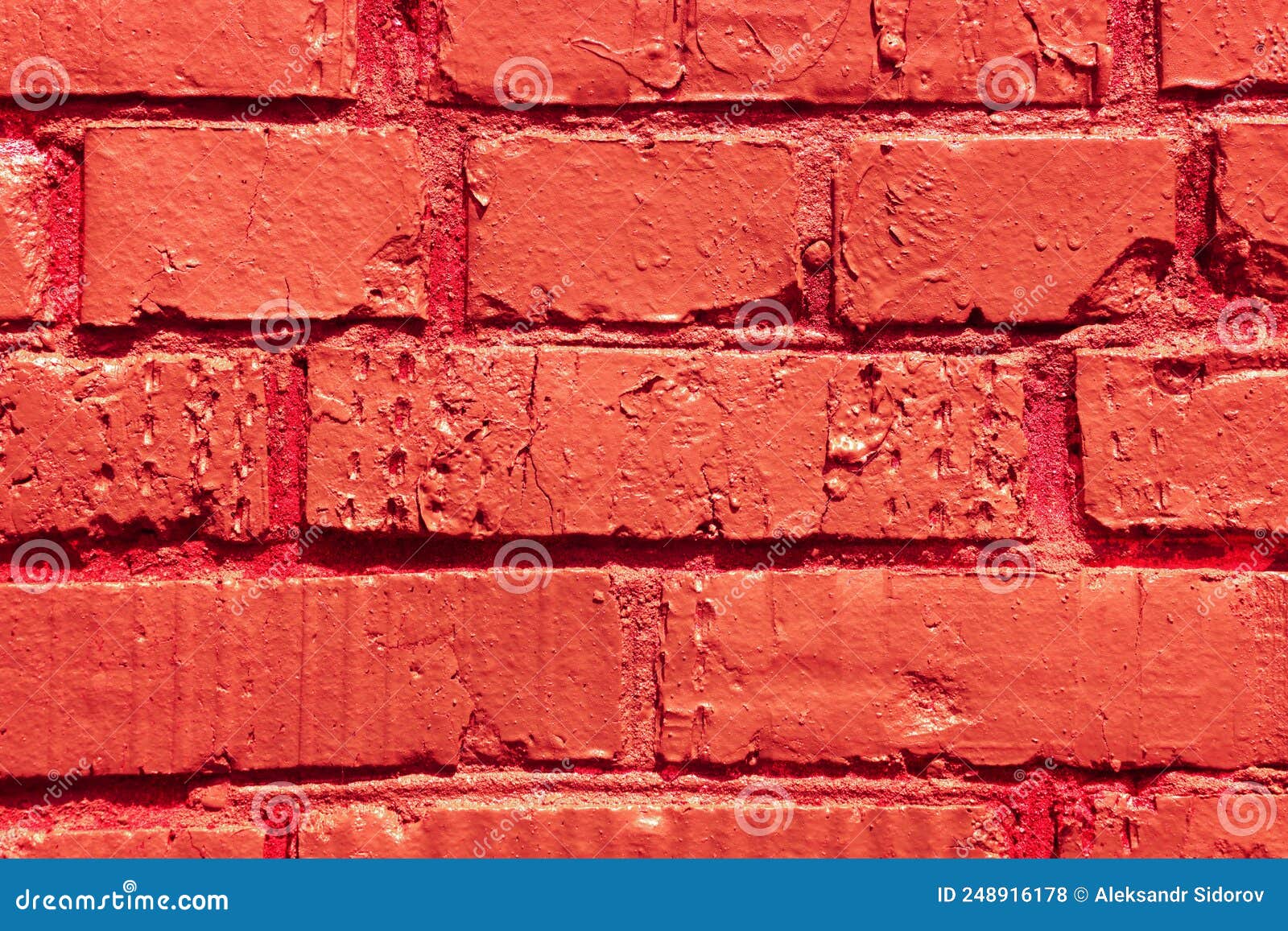 Smooth Brickwork, Changed Colors, Carp Background in Soft Pastel Colors ...