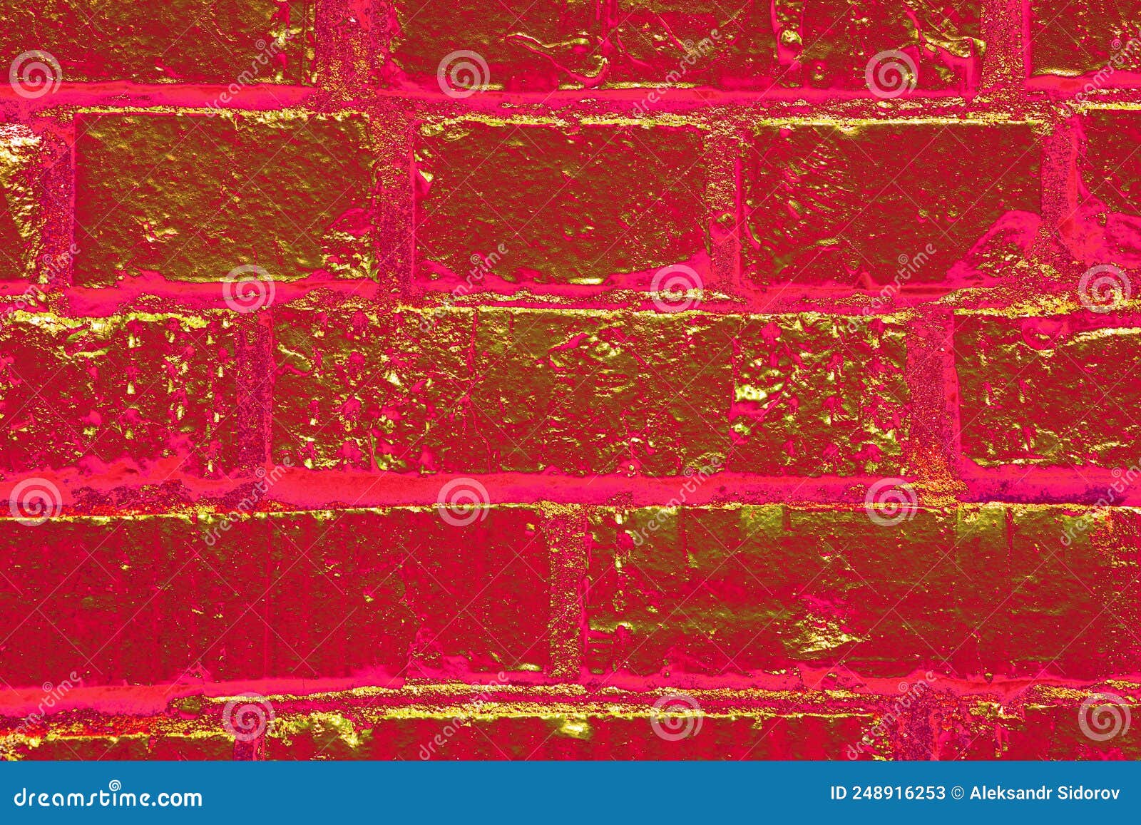 Smooth Brickwork, Changed Colors, Carp Background in Soft Pastel Colors ...