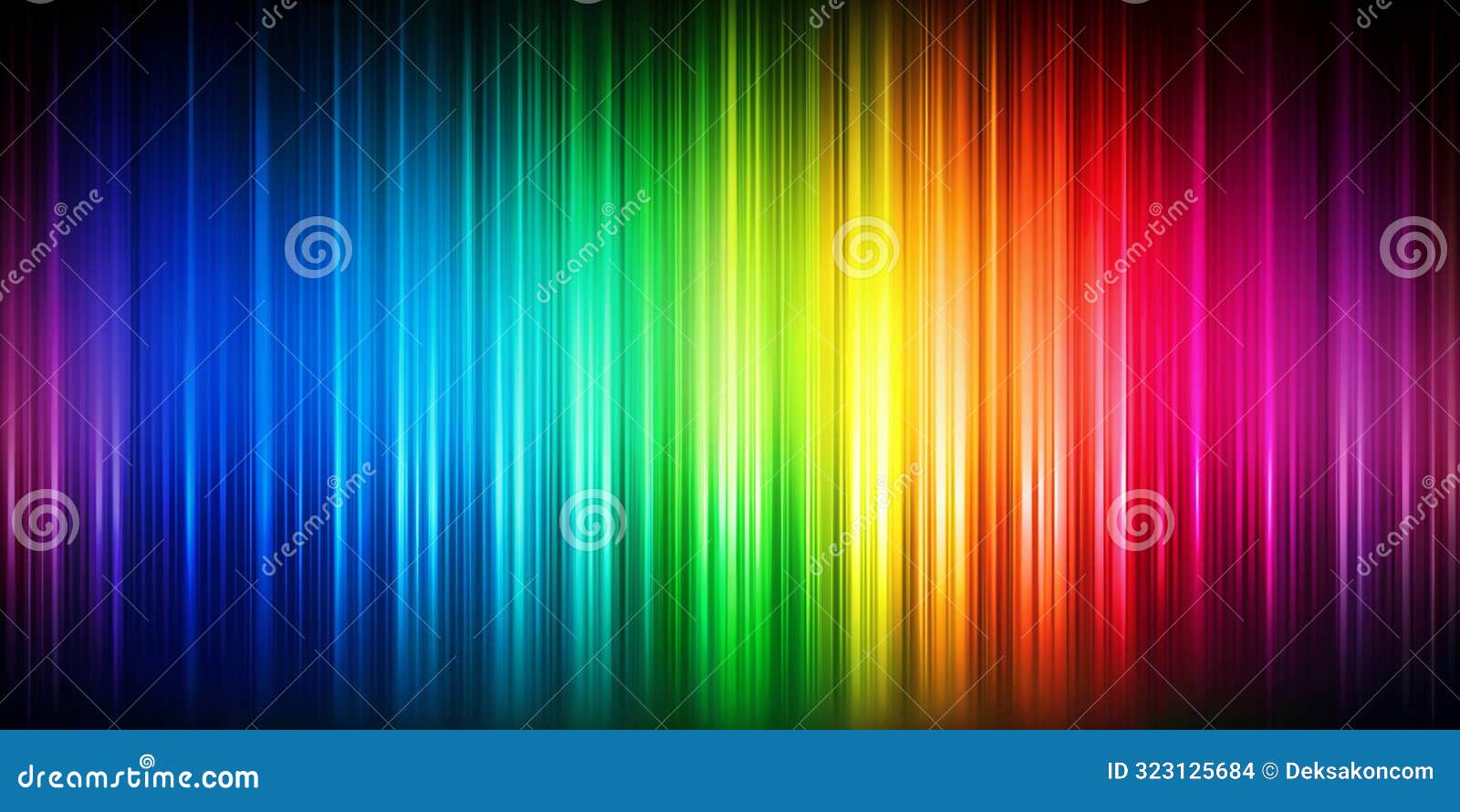 Smooth Bright Glowing Spectrum Gradient Abstract AI-Generated Content ...