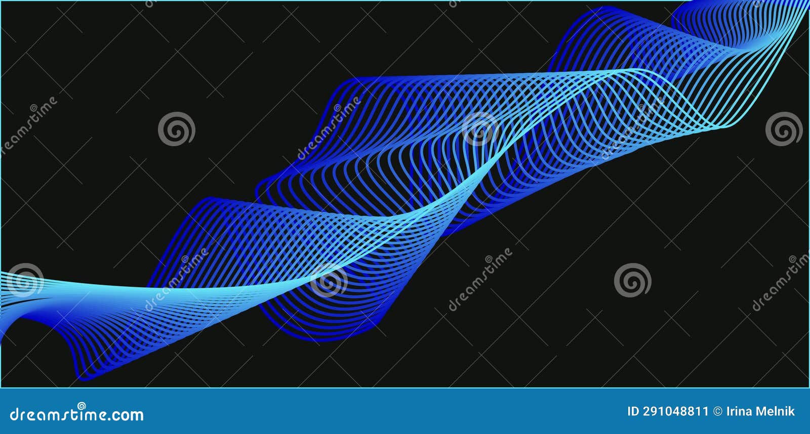 Smooth, Bright Lines in Space. New Abstract Background. Technology 3d ...