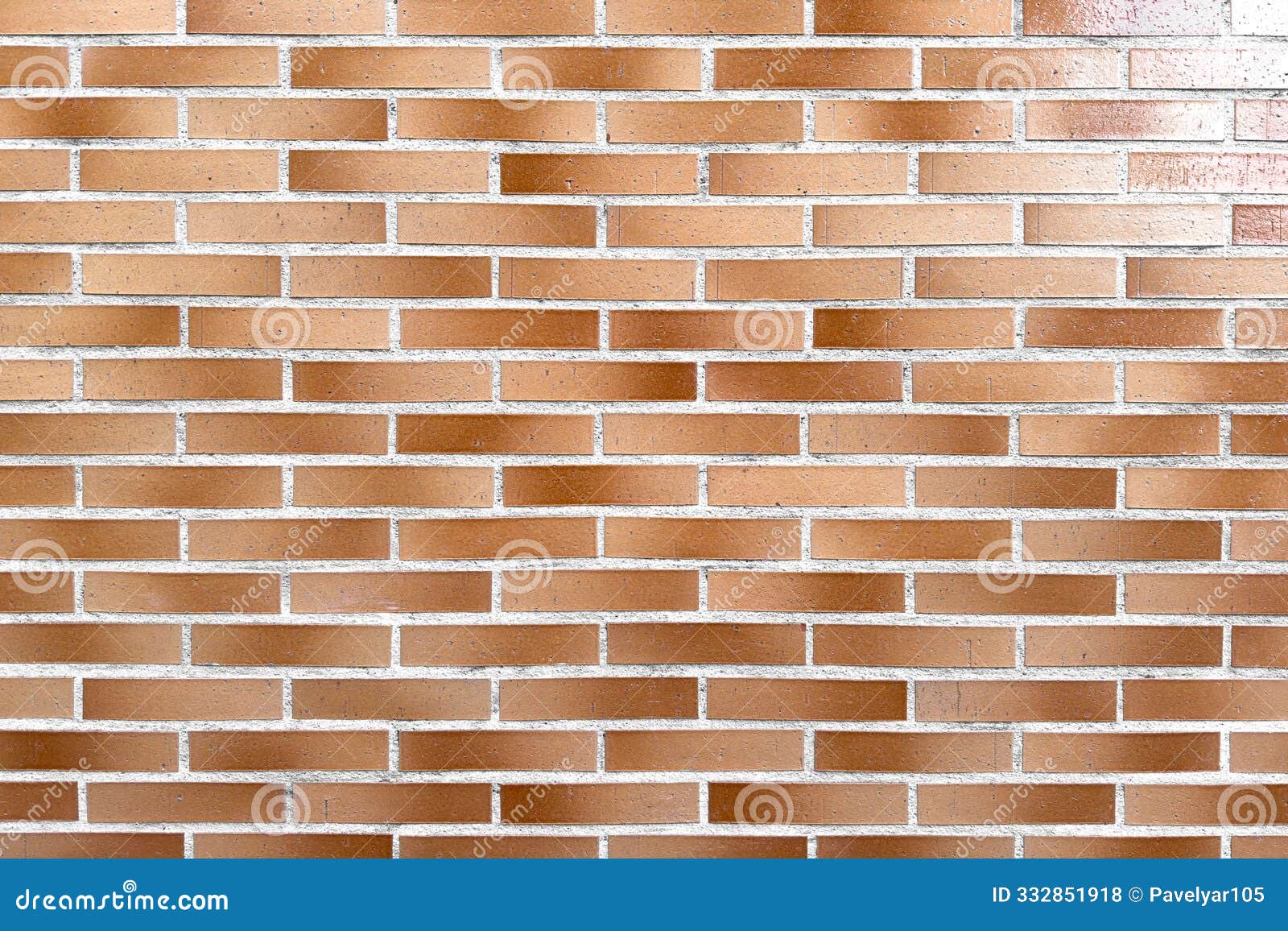 Smooth Brown Brick Exterior Wall As Architectural Background Stock ...