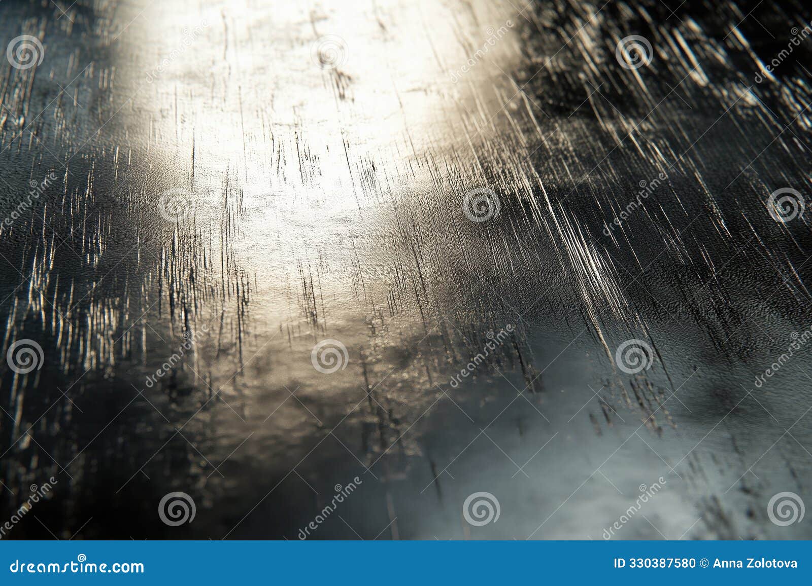 Smooth, Brushed Silver Texture with Subtle Reflections and a Polished ...