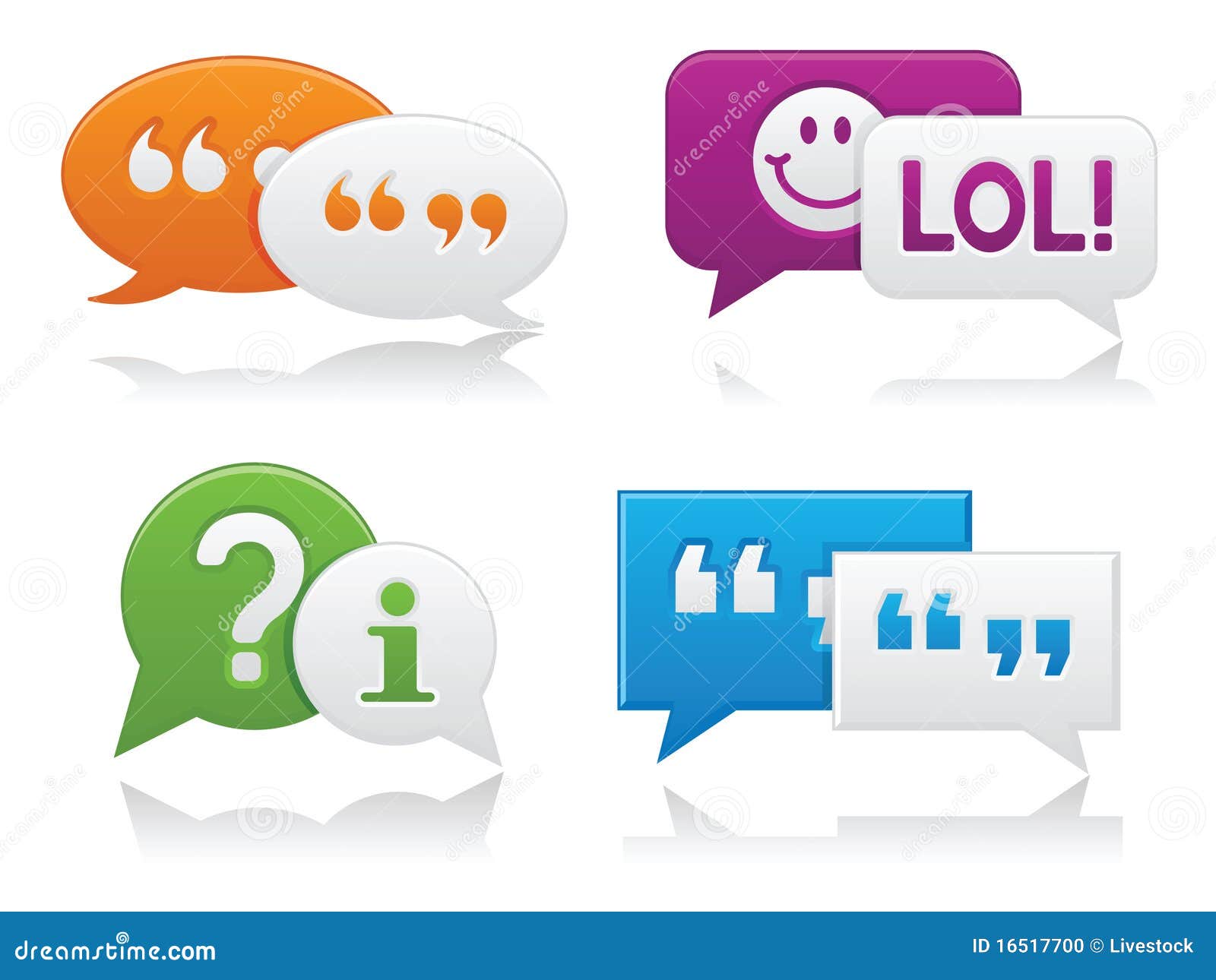 Chat Bubbles Inside Head Silhouette. Vector Illustration ...