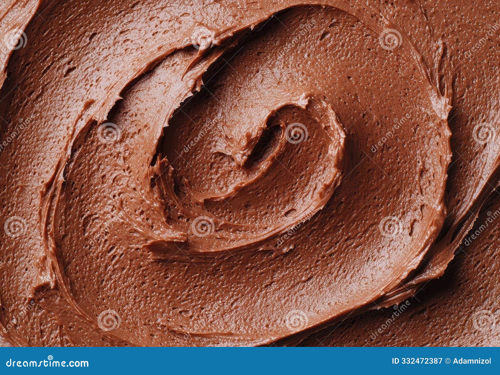 Smooth Chocolate Spread Texture Background Stock Illustration ...