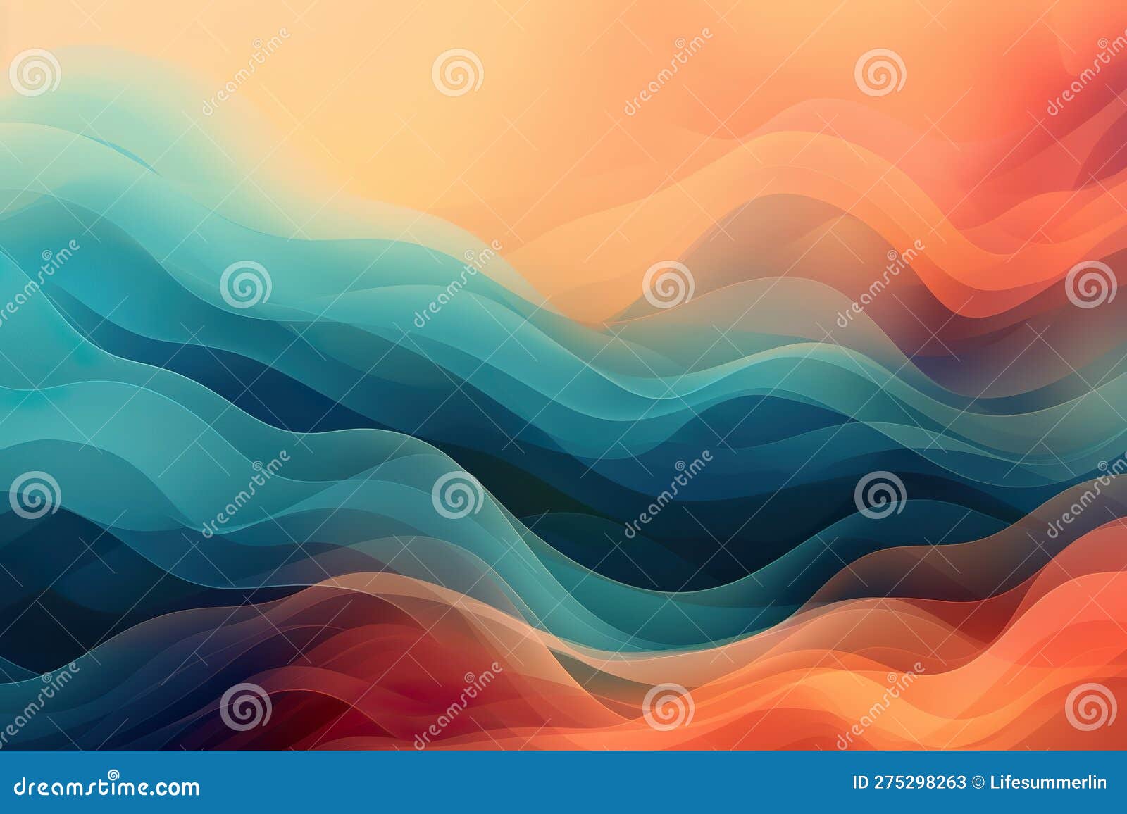 Smooth Color Gradient Background Stock Illustration - Illustration of ...
