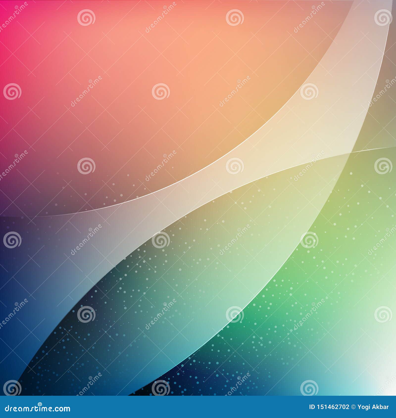Smooth Color Transparancy Wave Background Stock Vector - Illustration ...