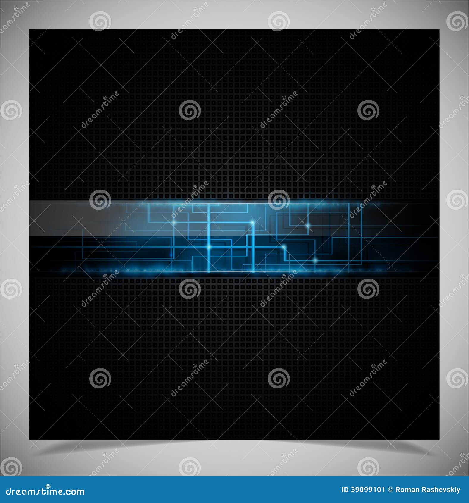 Smooth Colorful Abstract Techno Background Stock Illustration ...