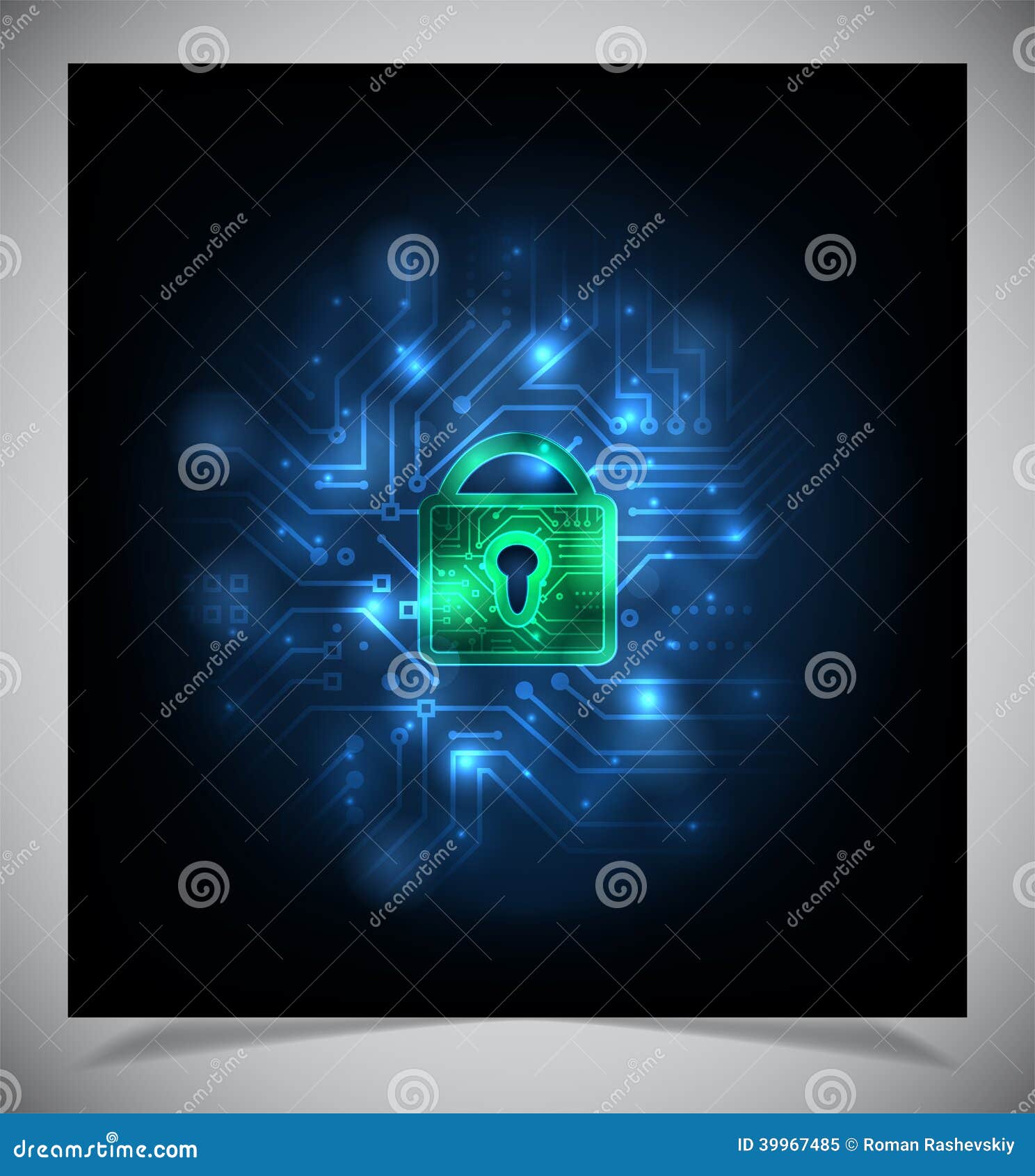 Smooth Colorful Abstract Techno Background. Stock Illustration ...