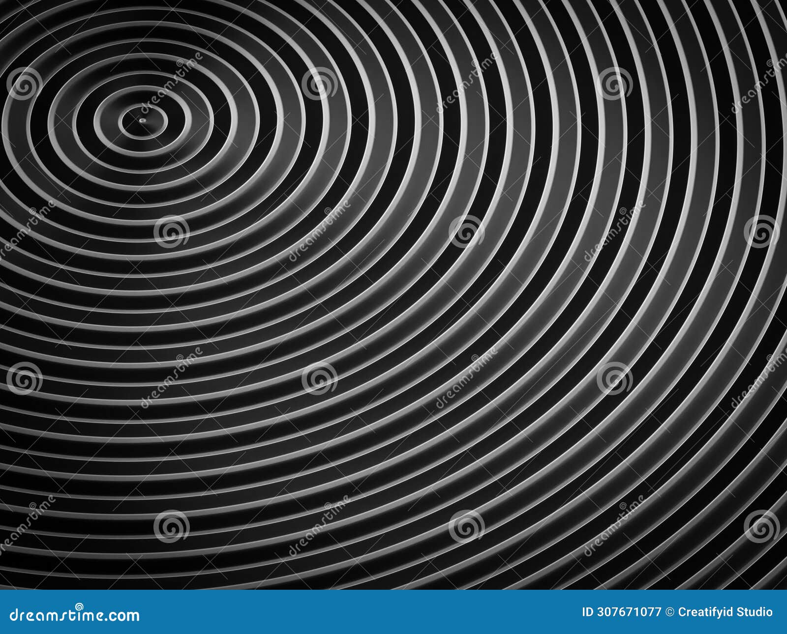 Smooth Concentric Random Offset White Rings Or Circles Background ...
