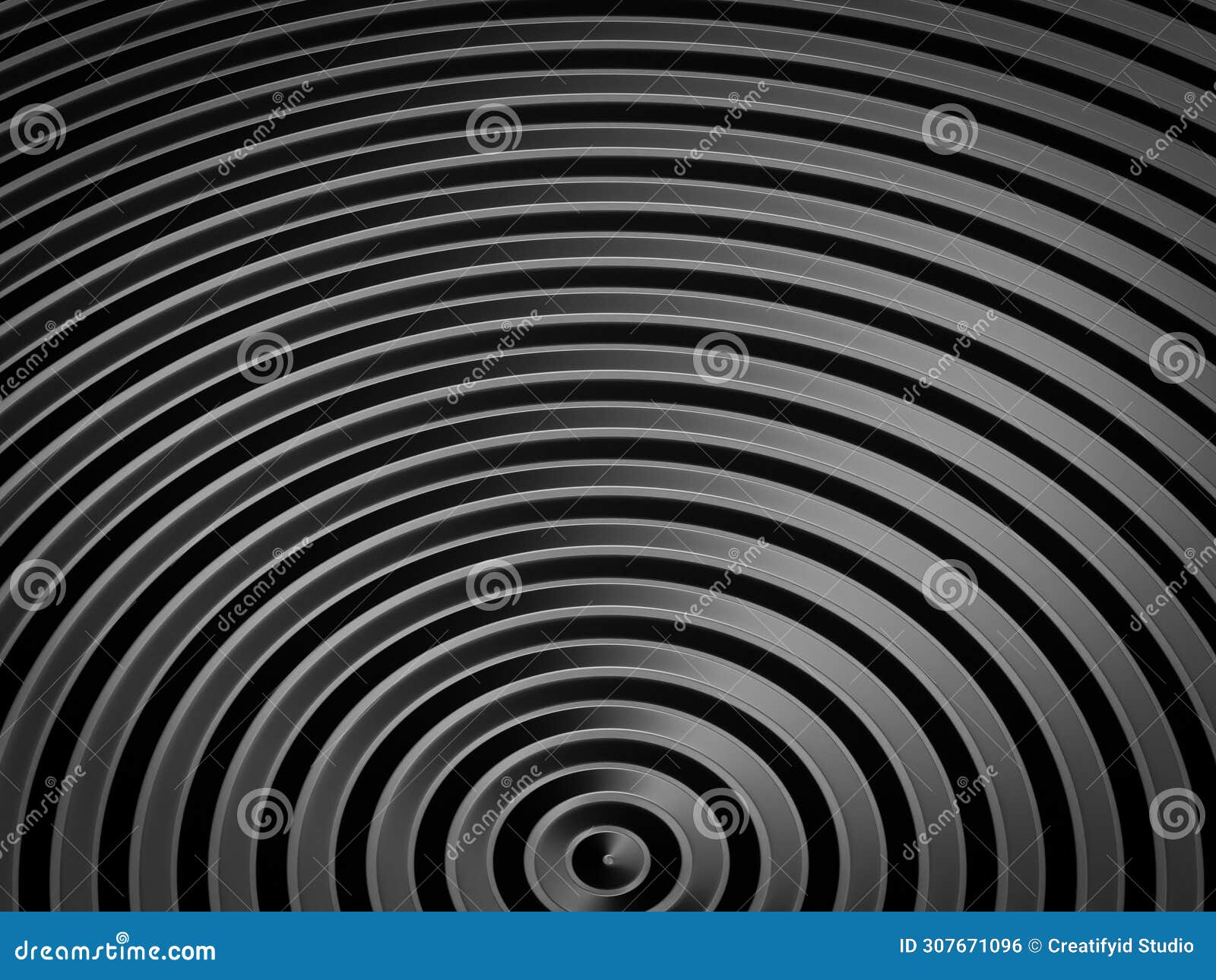 Smooth Concentric Random Offset White Rings Or Circles Background ...