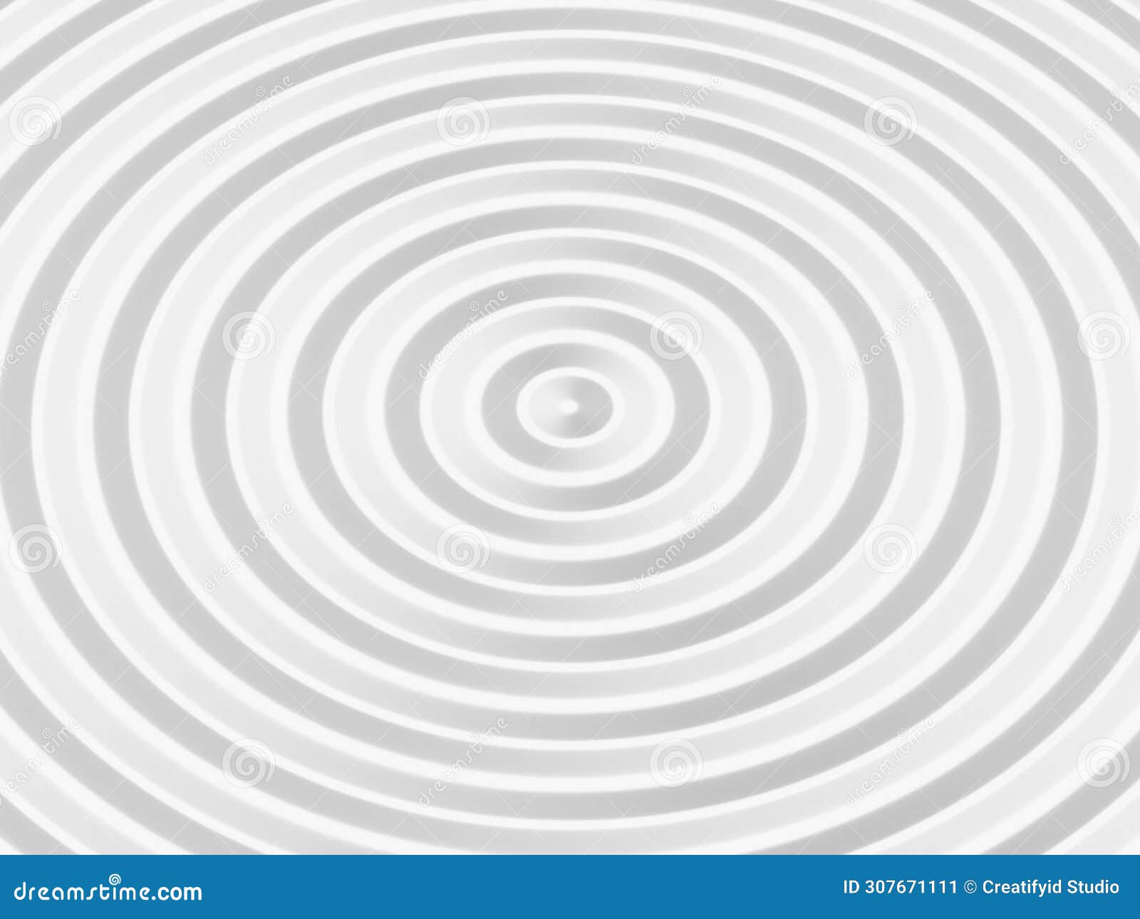 Smooth Concentric Random Offset White Rings Or Circles Background ...