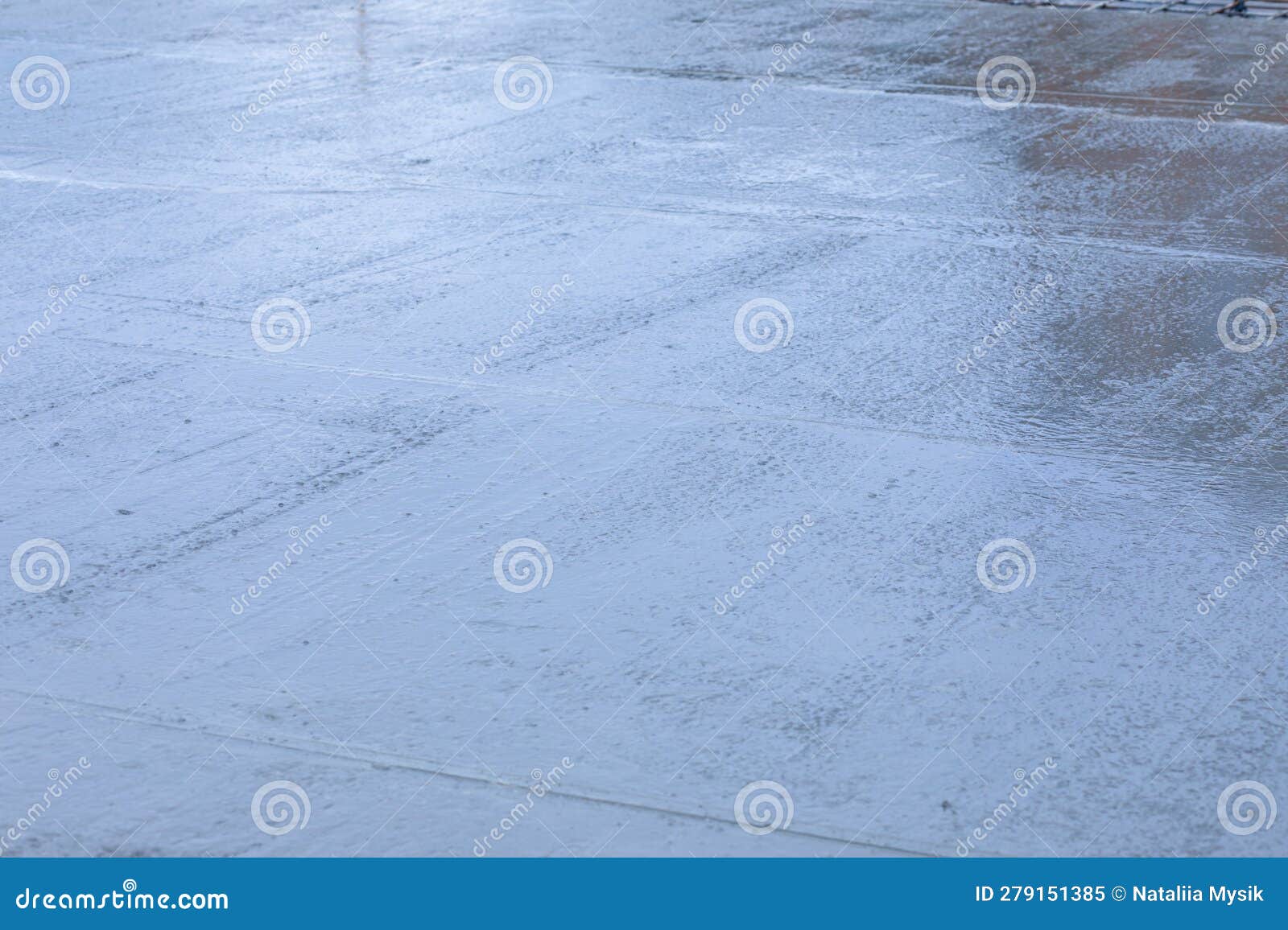 Smooth concrete surface stock image. Image of contractor - 279151385