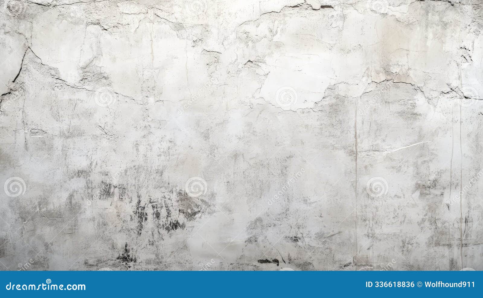 A Smooth Concrete Wall with a Clean, Light Gray Finish, Slightly Marred ...