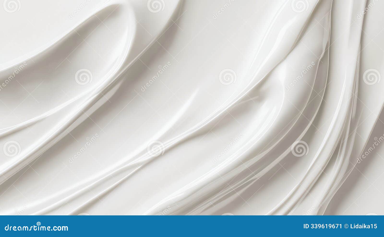 Smooth Cream Texture Close-Up for Background Stock Illustration ...