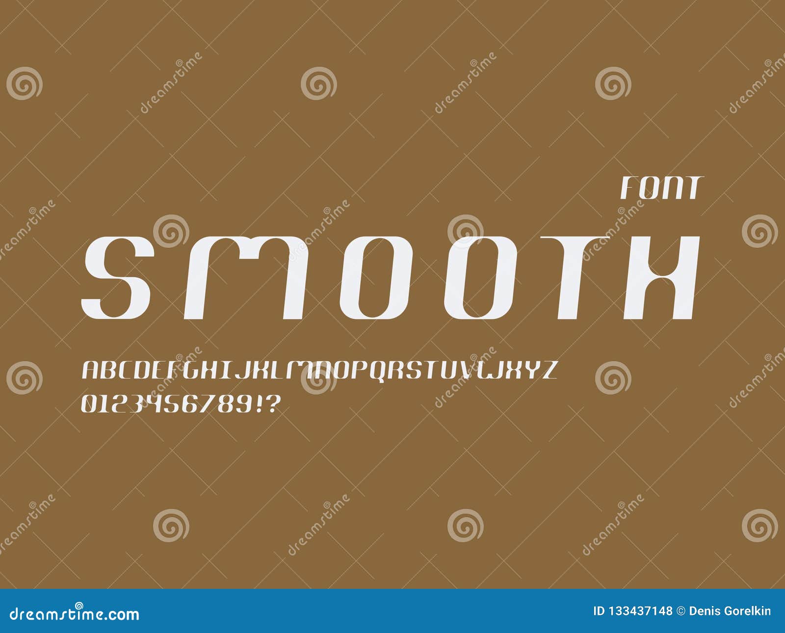 Smooth Cursive Font. Vector Alphabet | CartoonDealer.com #133437148