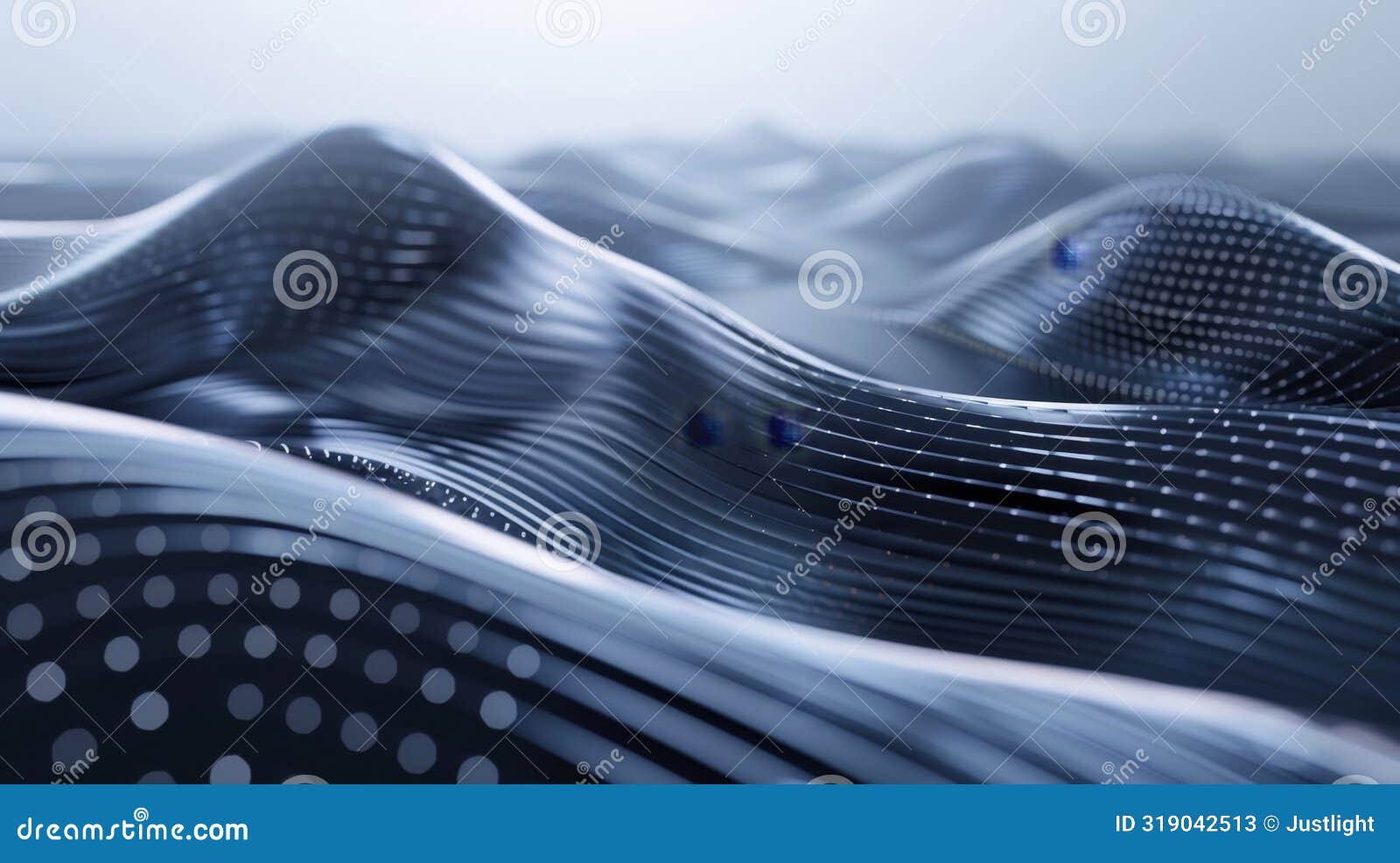 Smooth Curved Lines Sweep Across a Backdrop of Geometric Shapes ...