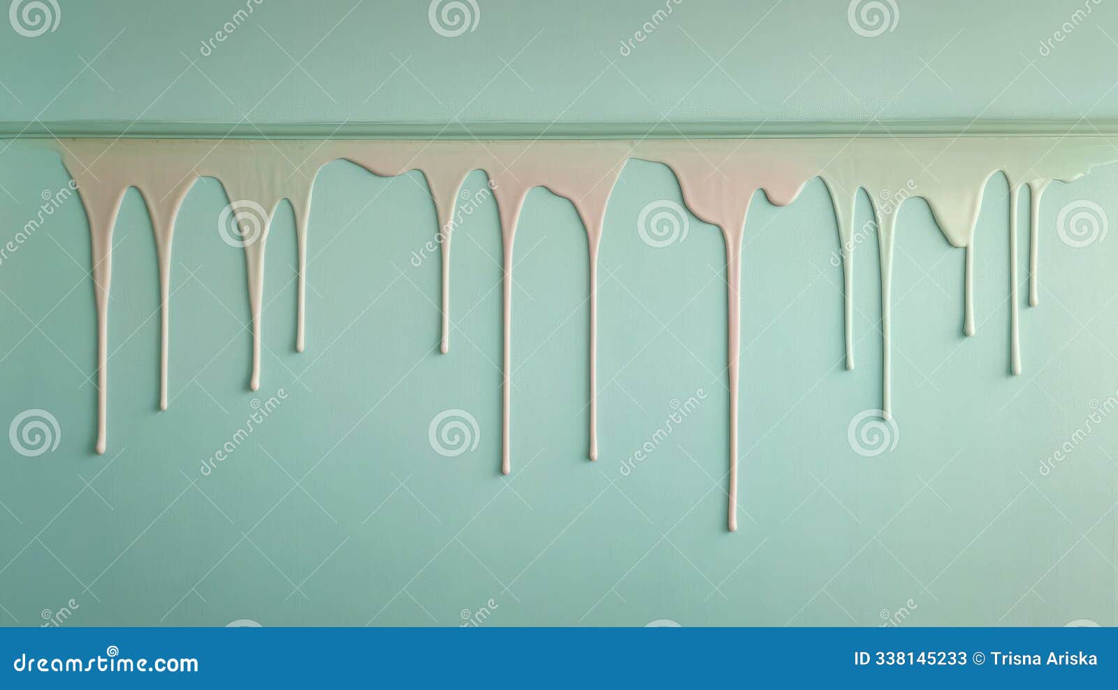 A Smooth, Drippy Texture Resembling Melting Paint on a Pastel Backdrop ...