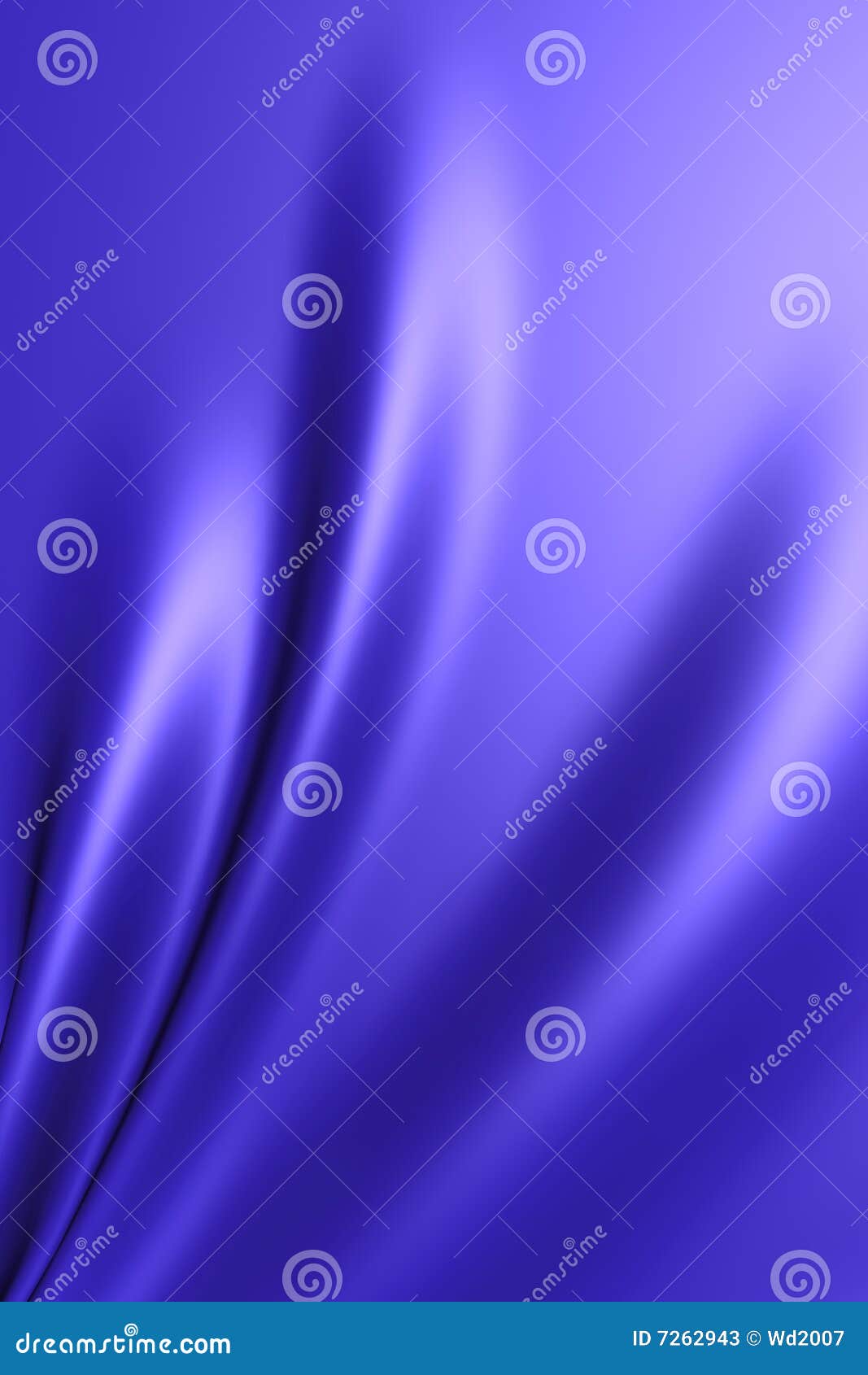 Smooth Elegant Blue Silk Fabric Stock Illustration - Illustration of ...