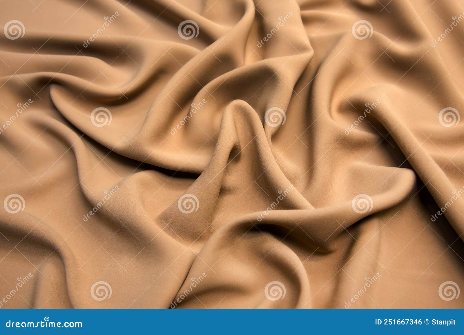 Smooth Elegant Brown Silk Satin Textured Fabric for Using As Abstract ...