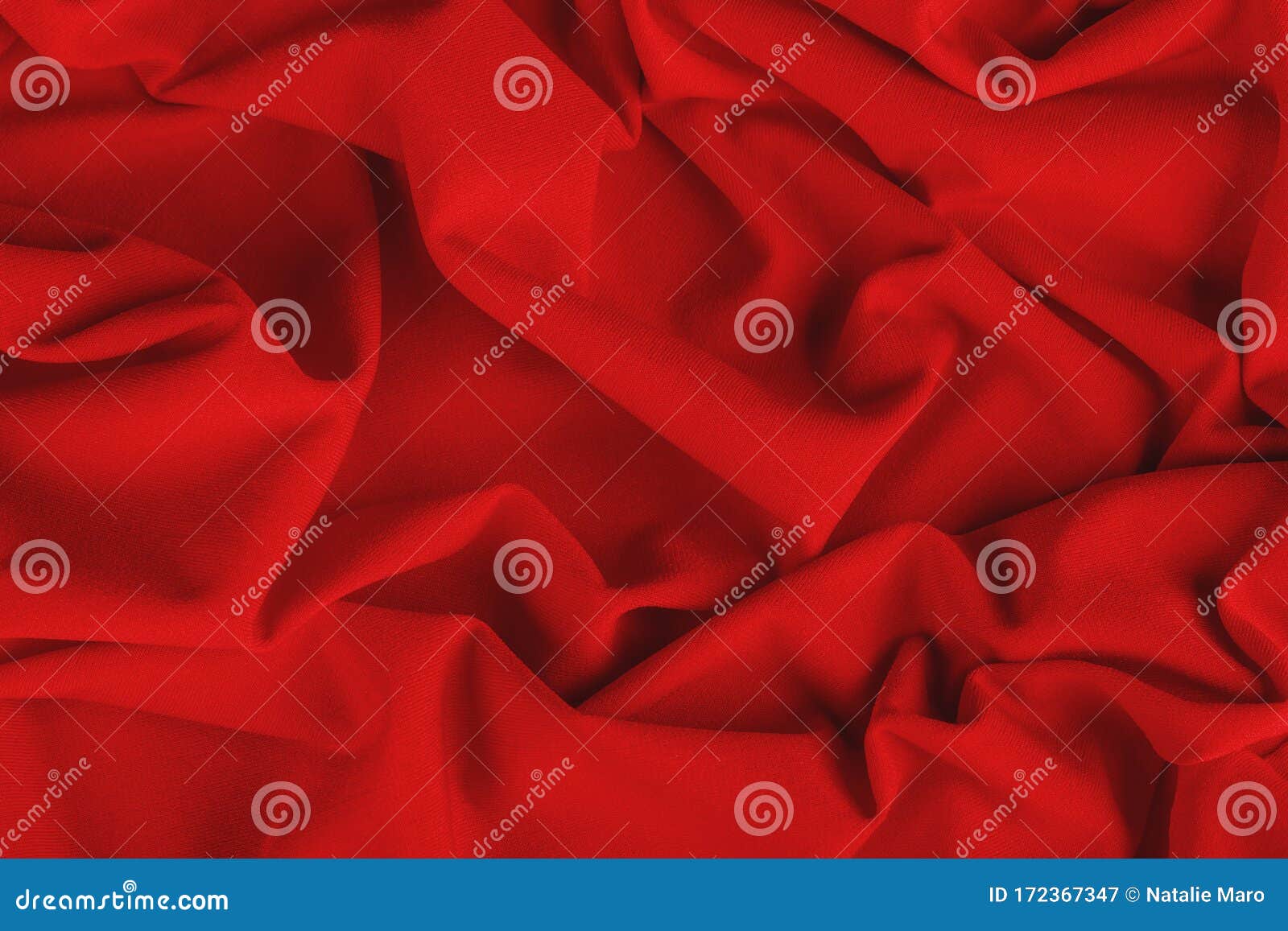 Smooth Elegant Red Draped Fabric. Background, Texture Stock Image ...