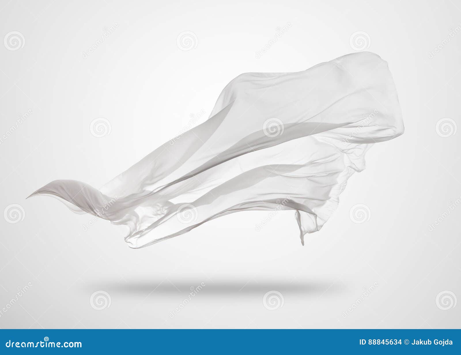 Smooth Elegant White Cloth on Gray Background Stock Photo - Image of ...