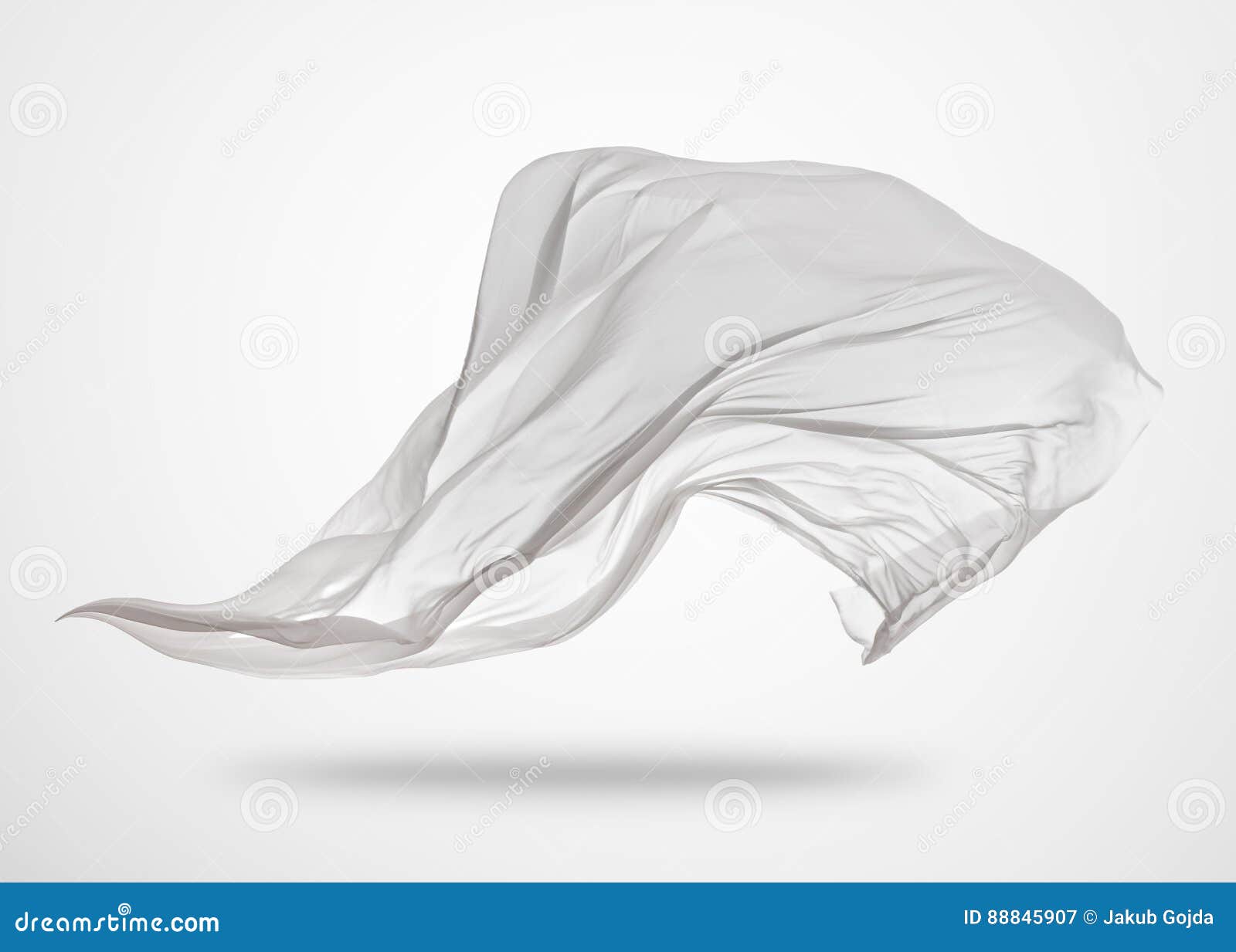 Smooth Elegant White Cloth on Gray Background Stock Image - Image of ...