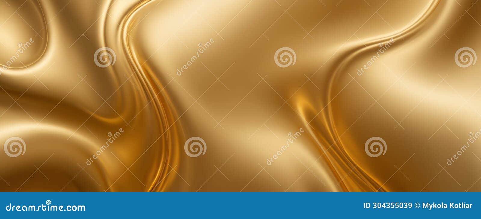 Smooth and Flowing Golden Texture on a Light Background Stock Image ...
