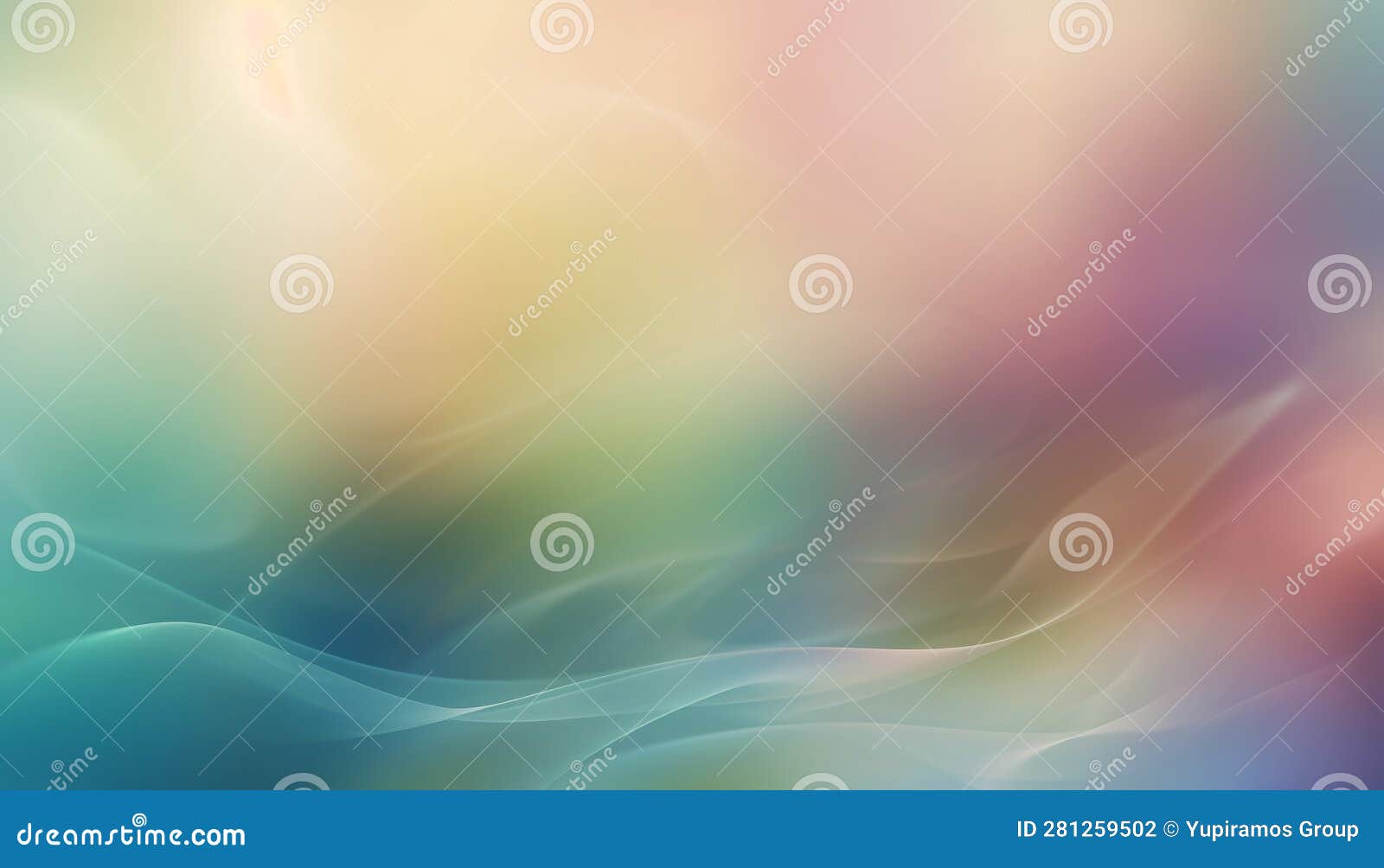 Smooth Flowing Wave Pattern in Vibrant Multi Colored Backdrop Generated ...