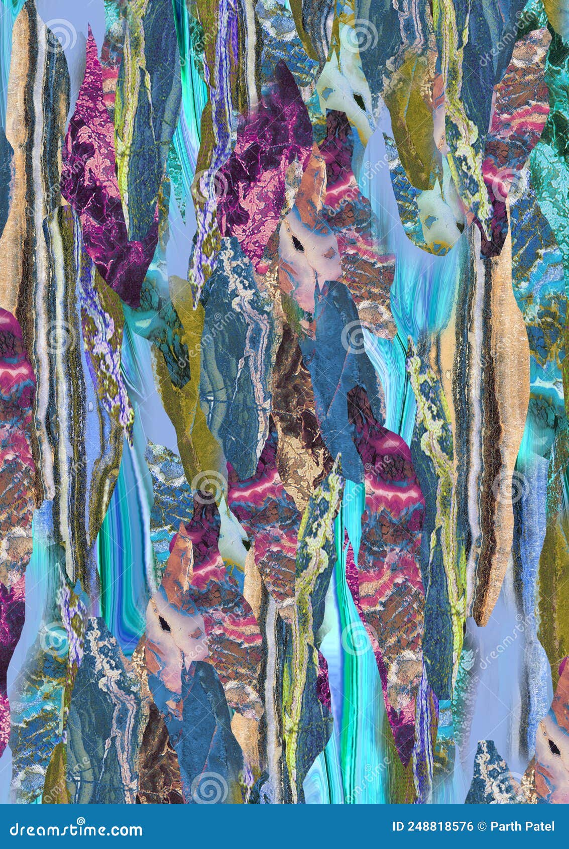 Warped Metal Chrome Stock Photo | CartoonDealer.com #7188852